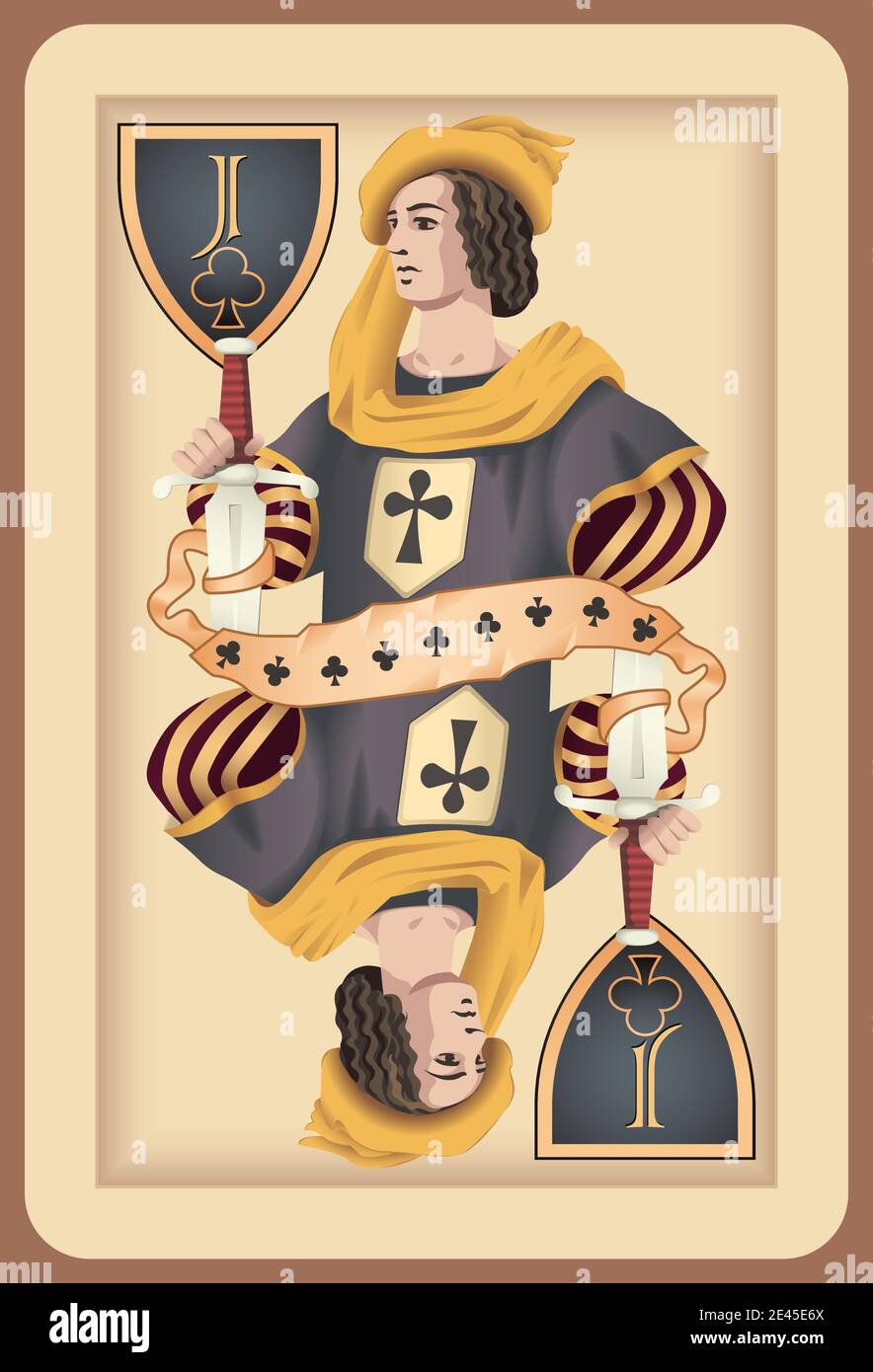 Classic playing card Jack club Stock Vector Image & Art - Alamy
