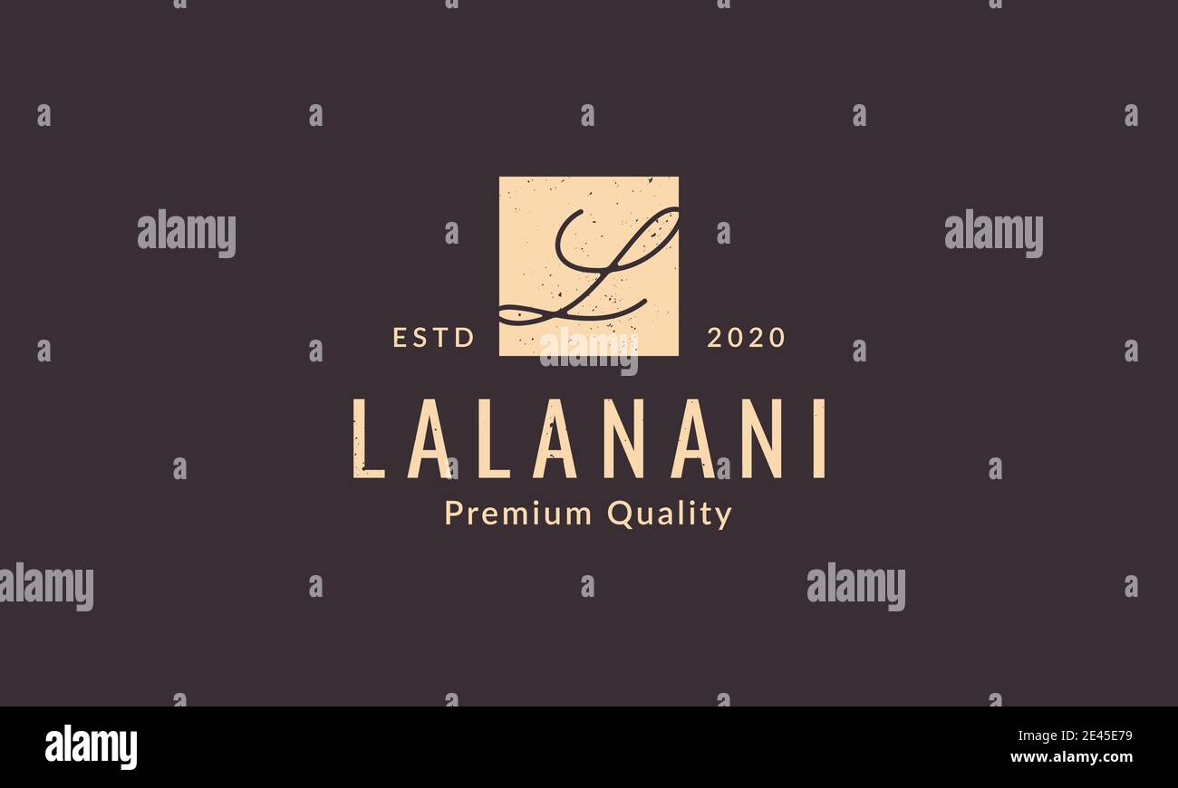 L signature logo Stock Vector Images - Alamy