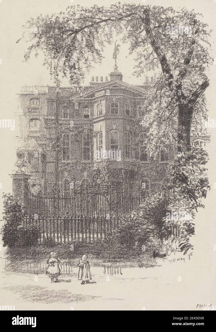 Thomas Robert Way, 1861â€“1913, British, Queen's House, no.16 Cheyne ...
