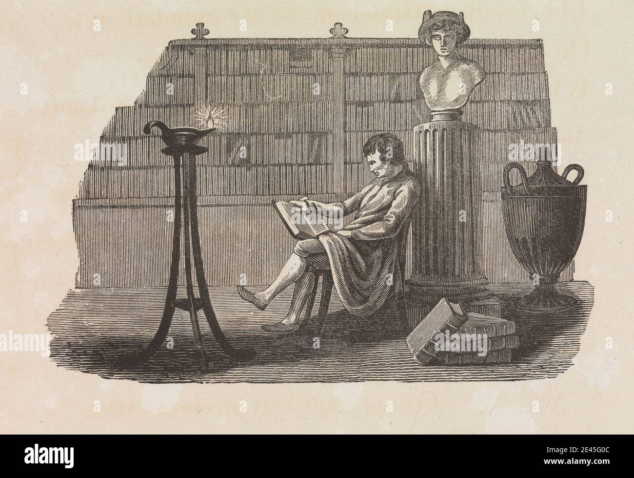 Books engraving 19th century hi-res stock photography and images - Alamy