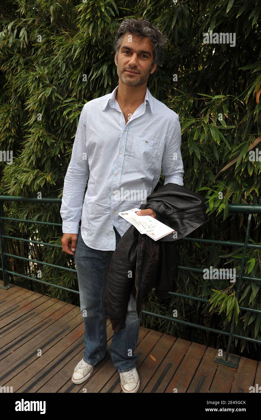Francois Vincentelli arriving at the VIP area 'Le Village' during the ...