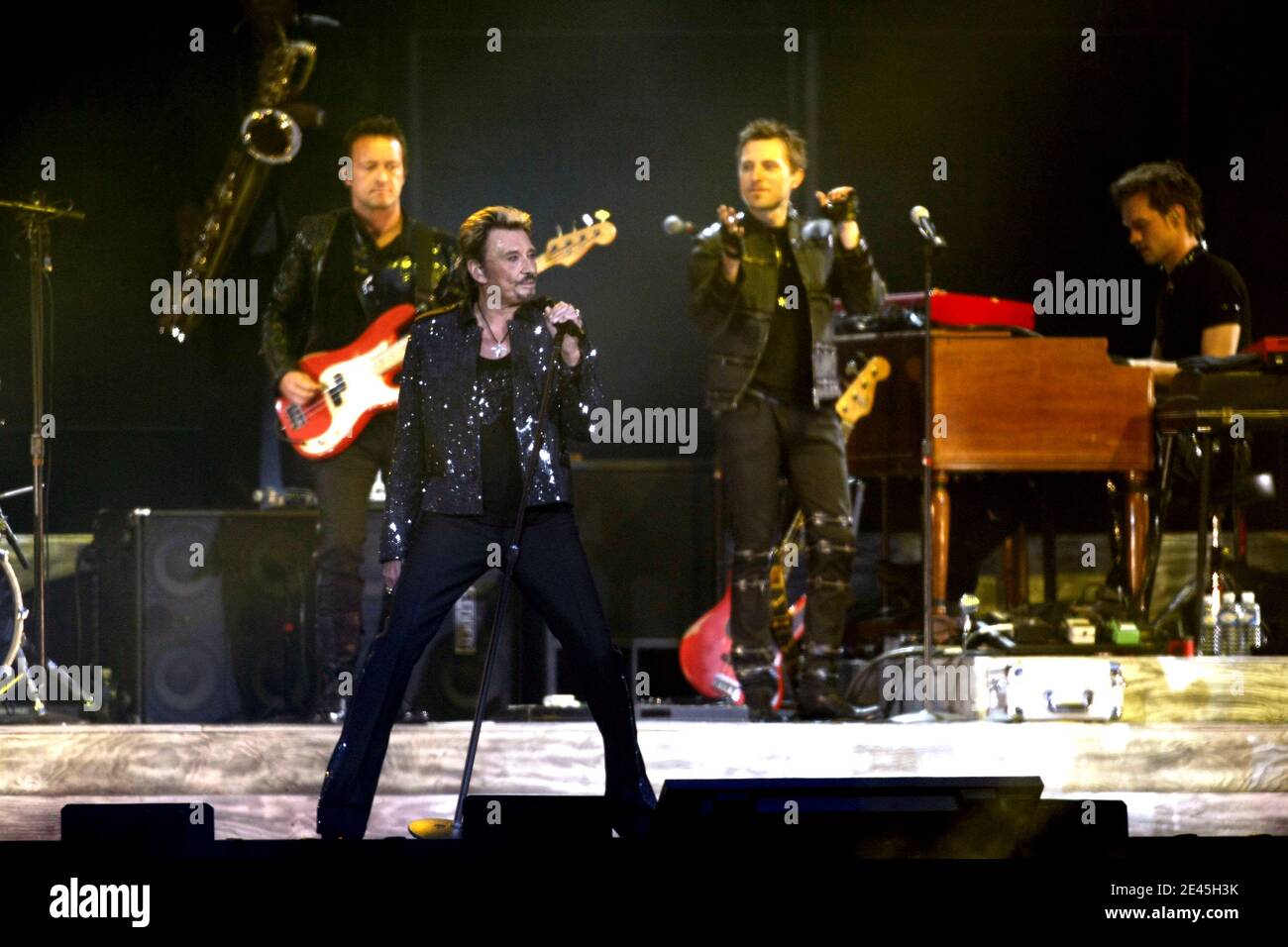 Johnny hallyday concert stade de france hi-res stock photography and ...