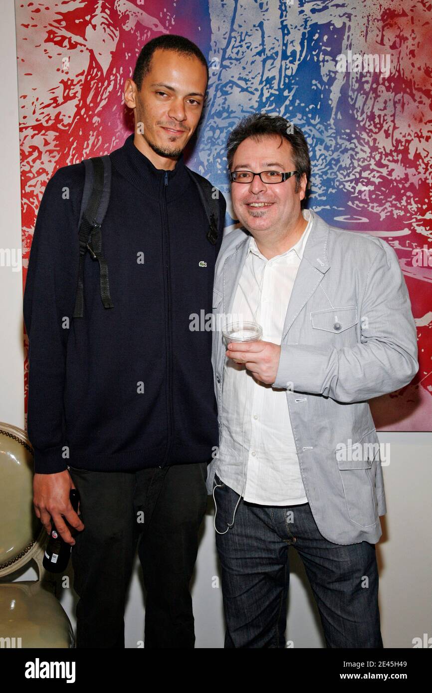 Brazilian artist Nunca and Eric Vidal attend 'Whole in the Wall:1970 ...