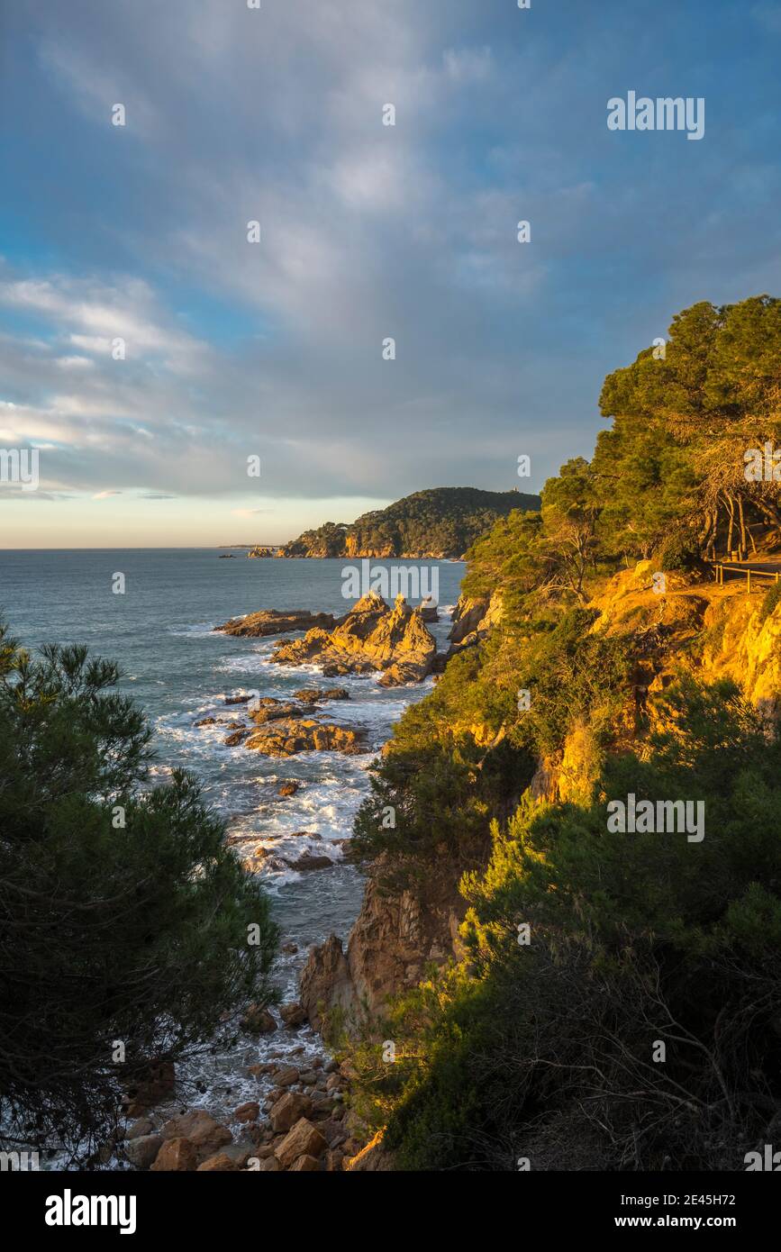 ILLA DE BOT PUNTA DE S’AGULLA LLORET DE MAR COSTA BRAVA CATALONIA SPAIN ...