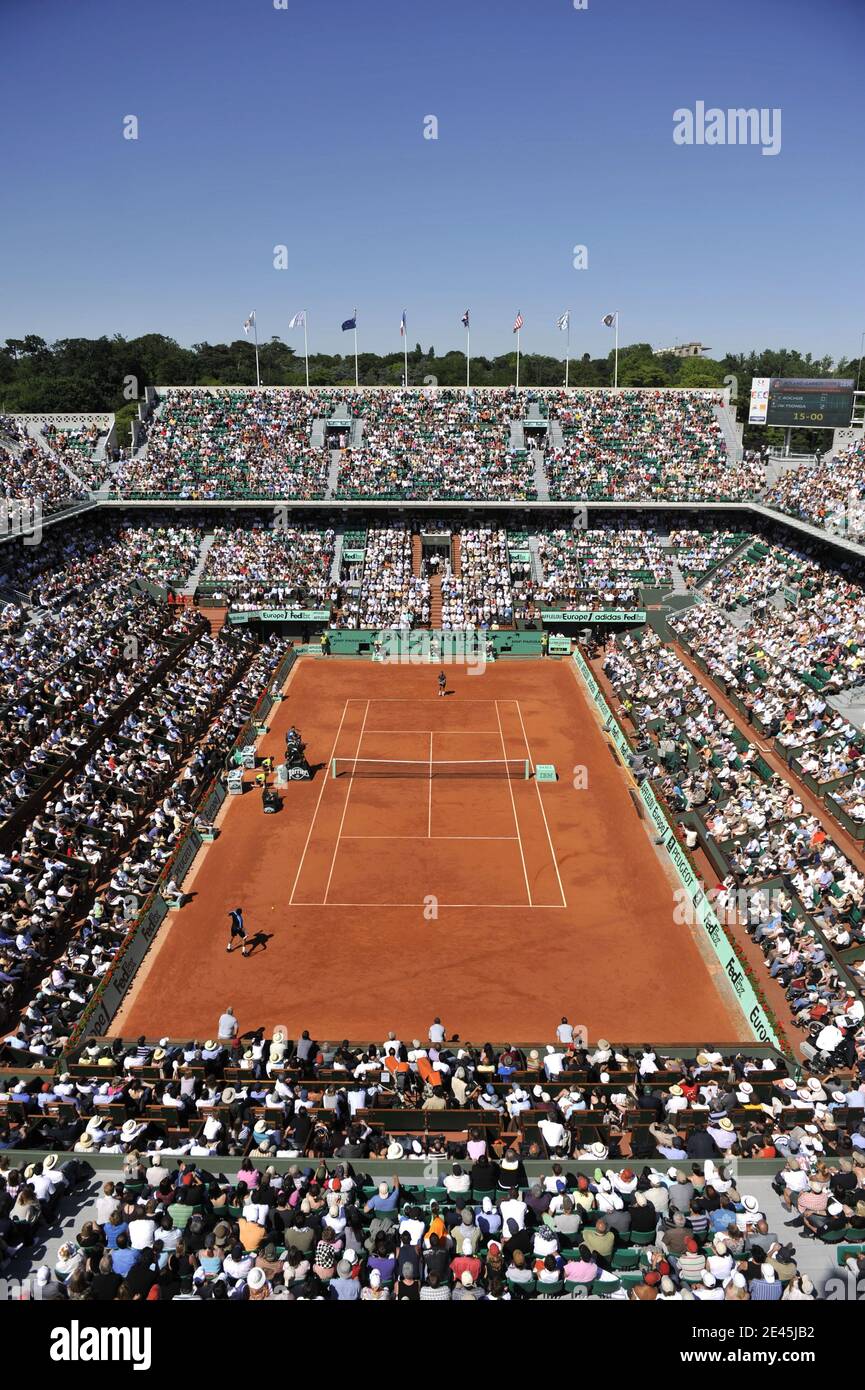 Ilustration at the French Open tennis at the Roland Garros stadium in ...