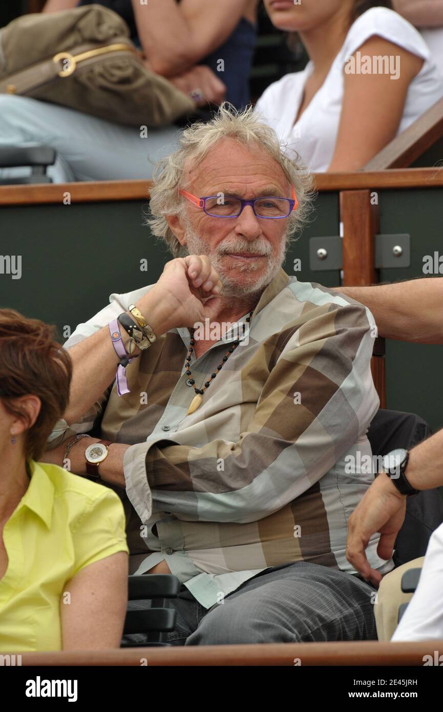 Pierre Richard attends the French Open tennis tournament at the Roland ...