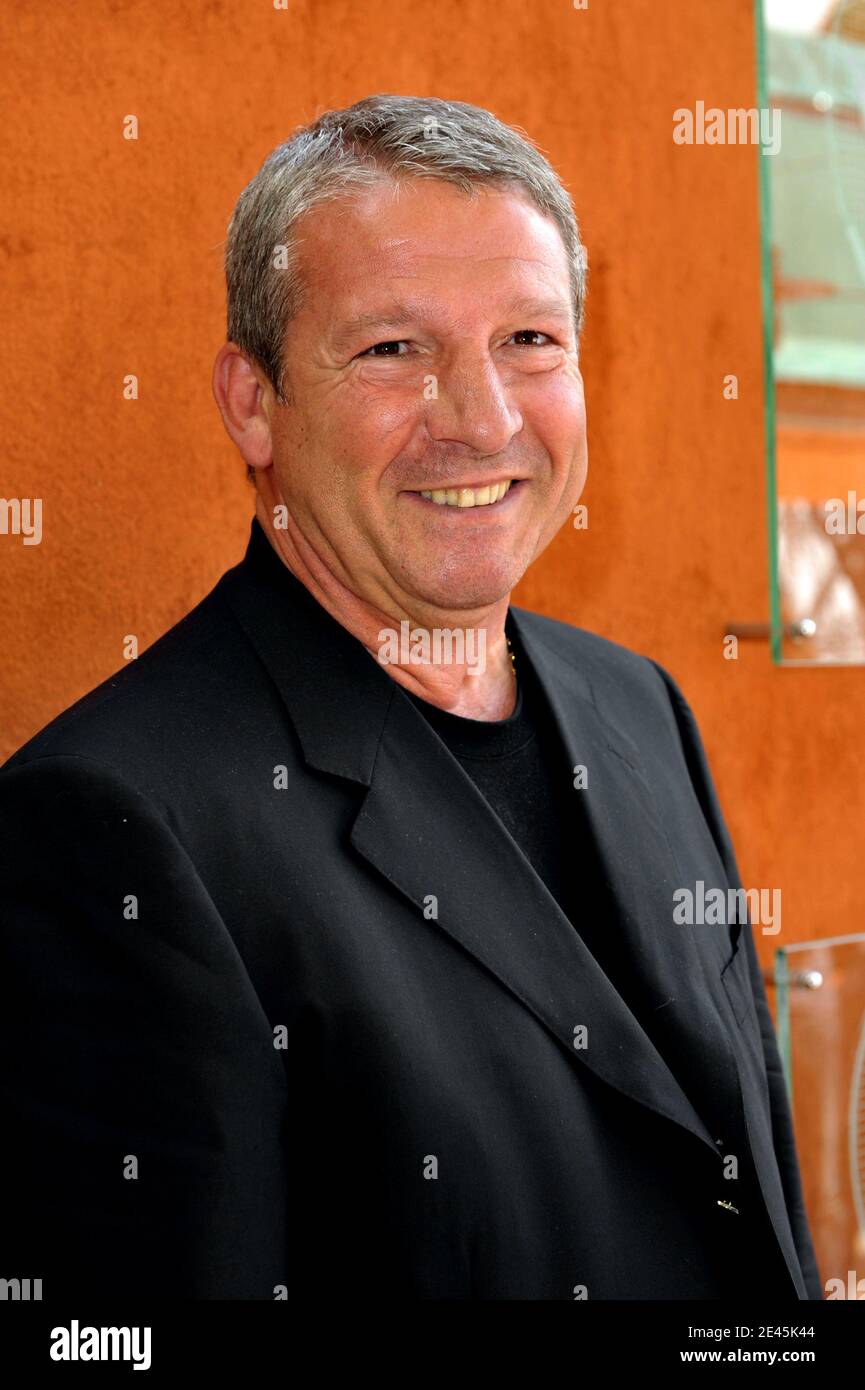 Roland Courbis arriving at the VIP area 'Le Village' during the 2009 ...