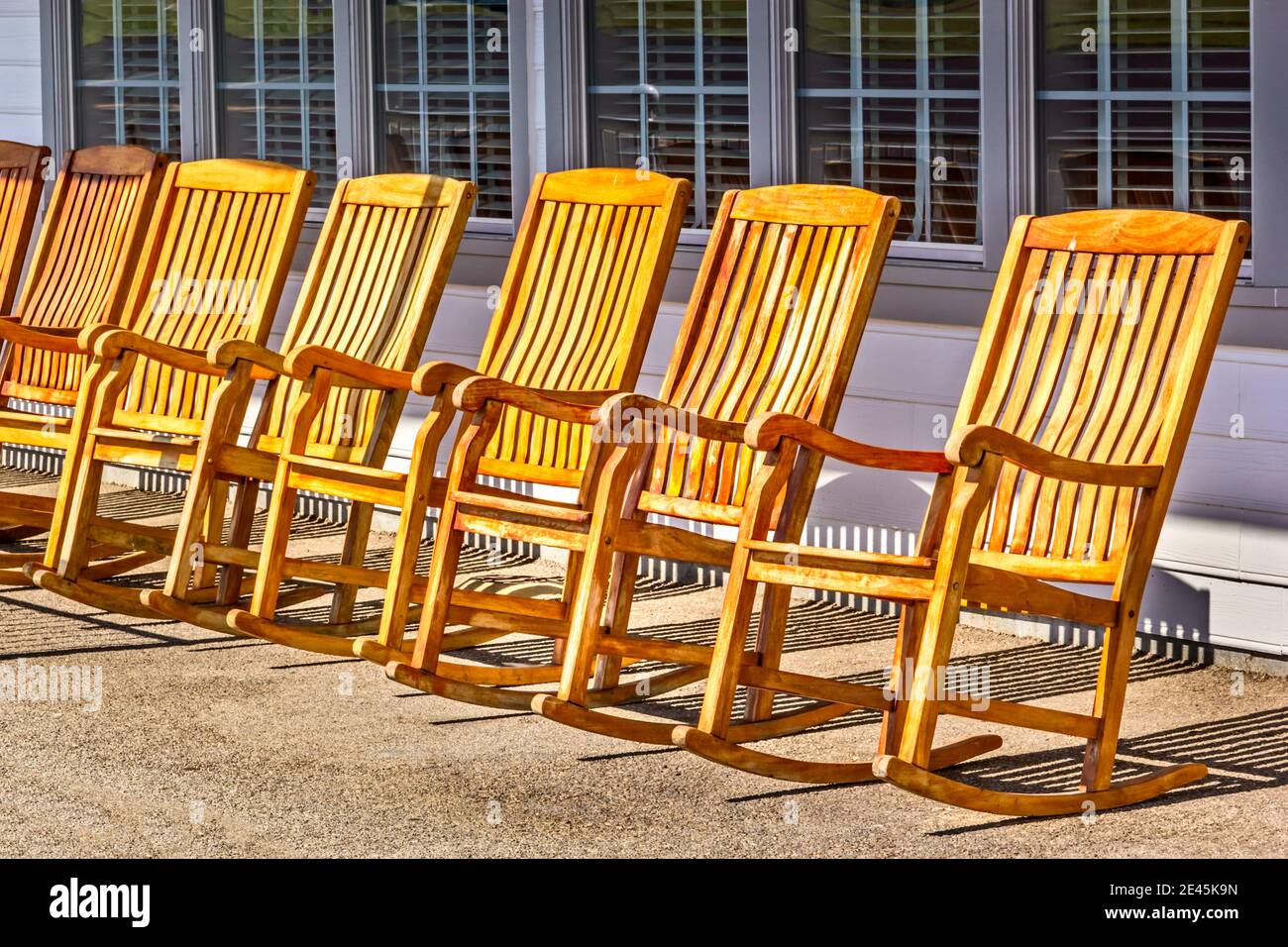 Row rocking chair hi-res stock photography and images - Alamy