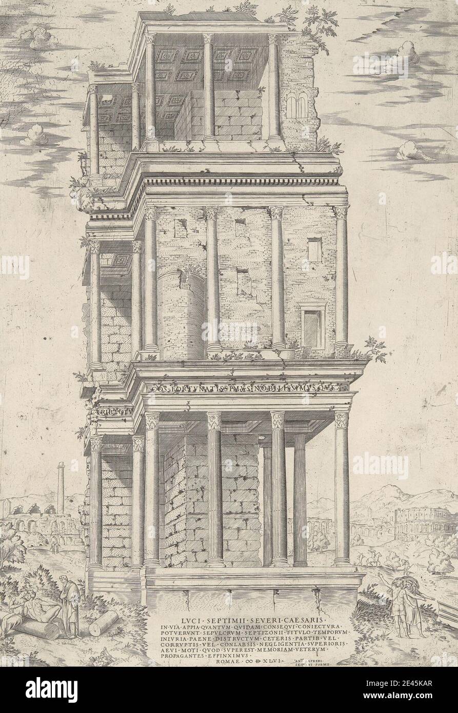 Print made by unknown artist, sixteenth century, Luci Septimii Severi ...