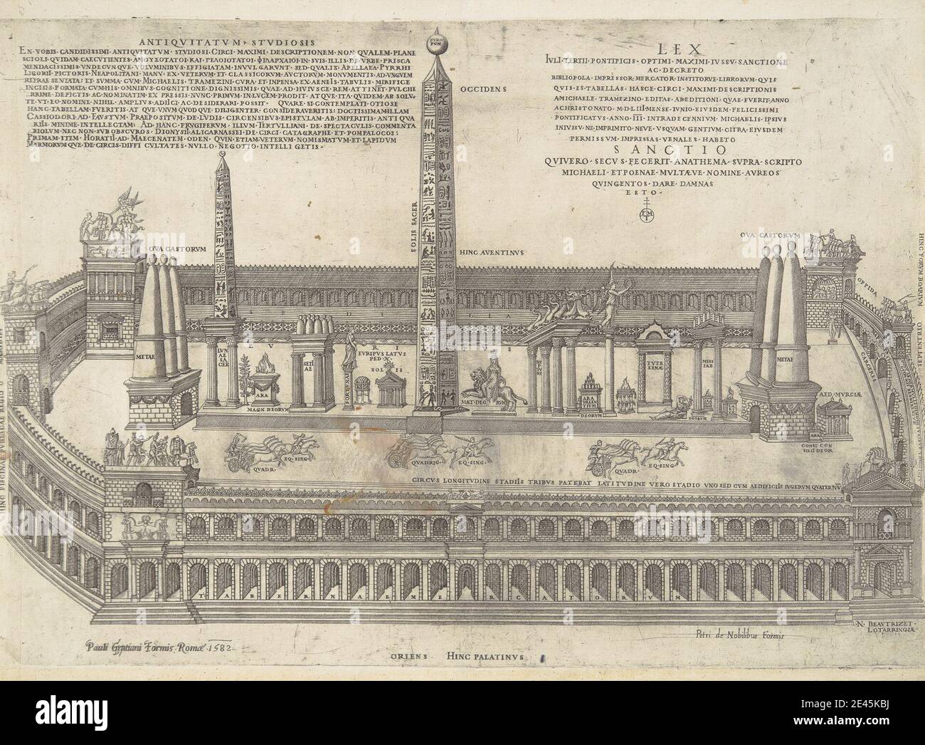Print made by Nicolas Beatrizet, 1507 or 1515â€“ca. 1565, French, Circi ...