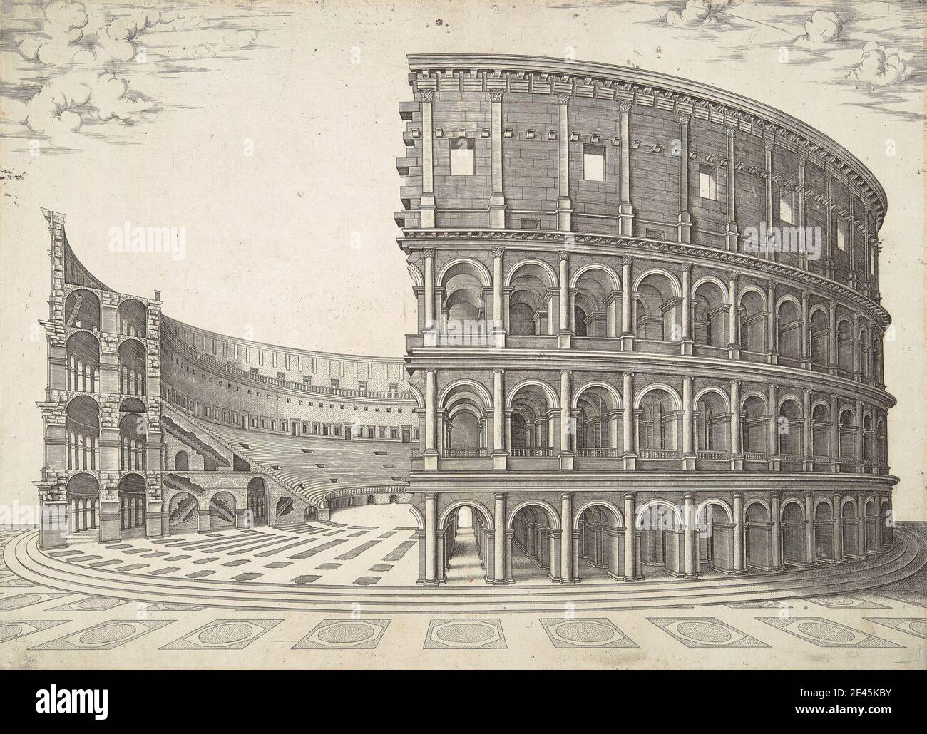 Print made by Nicolas Beatrizet, 1507 or 1515â€“ca. 1565, French ...