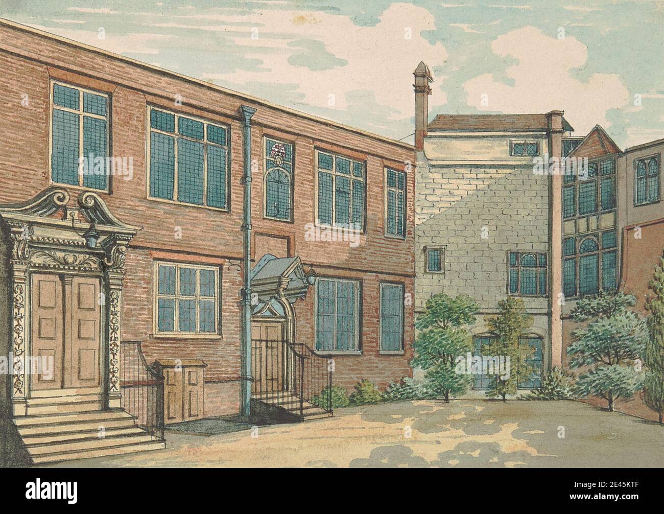 Samuel Ireland, active 1760â€“died 1800, British, Currier's Hall ...