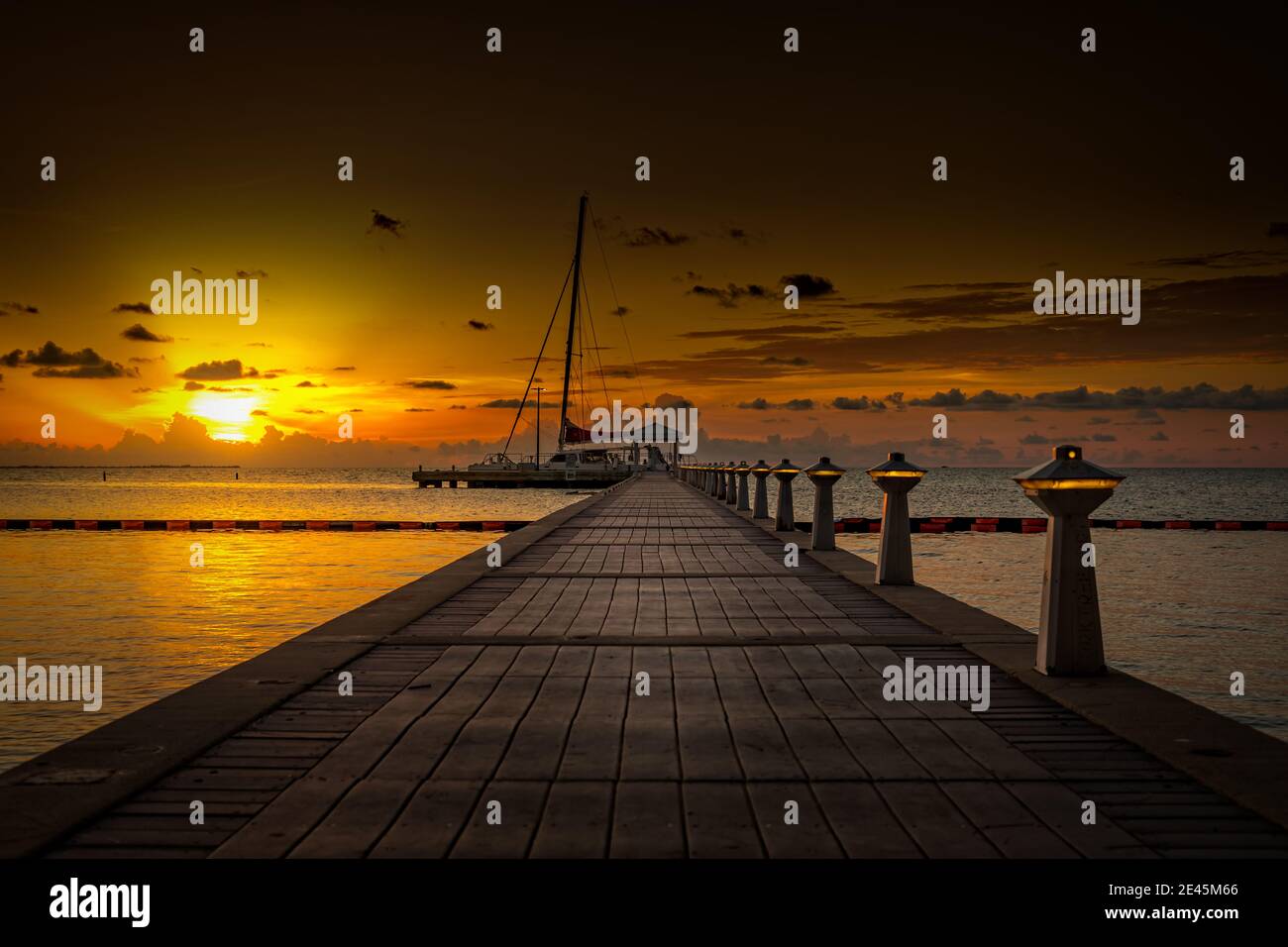 Rum Point at sunset, Grand Cayman Stock Photo - Alamy
