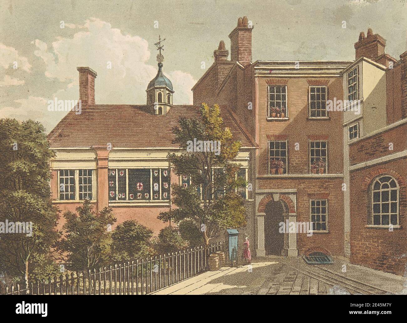 Samuel Ireland, active 1760â€“died 1800, British, Barnard's Inn, 1800 ...