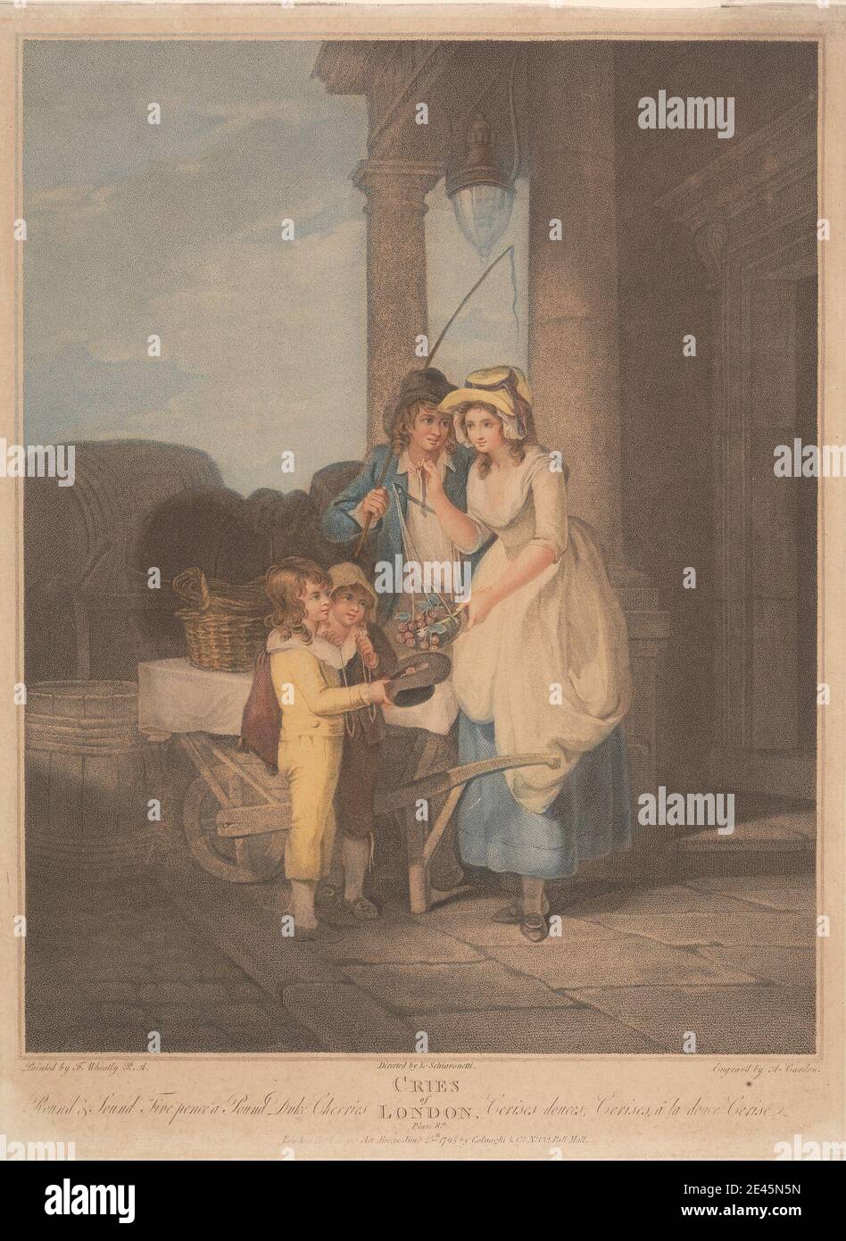 Anthony Cardon, 1772â€“1813, Flemish, 'Cries of London' Plate 8: Round ...