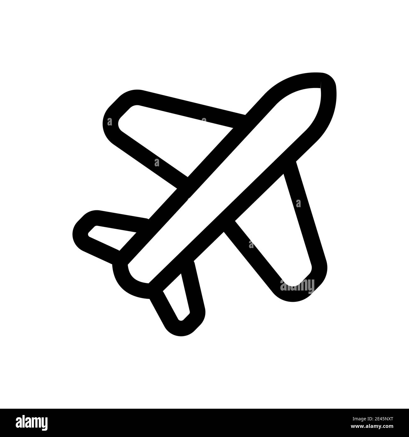 Plane outline Black and White Stock Photos & Images - Alamy