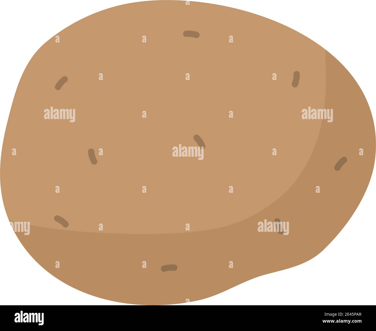 potato with a brown color Stock Vector Image & Art - Alamy