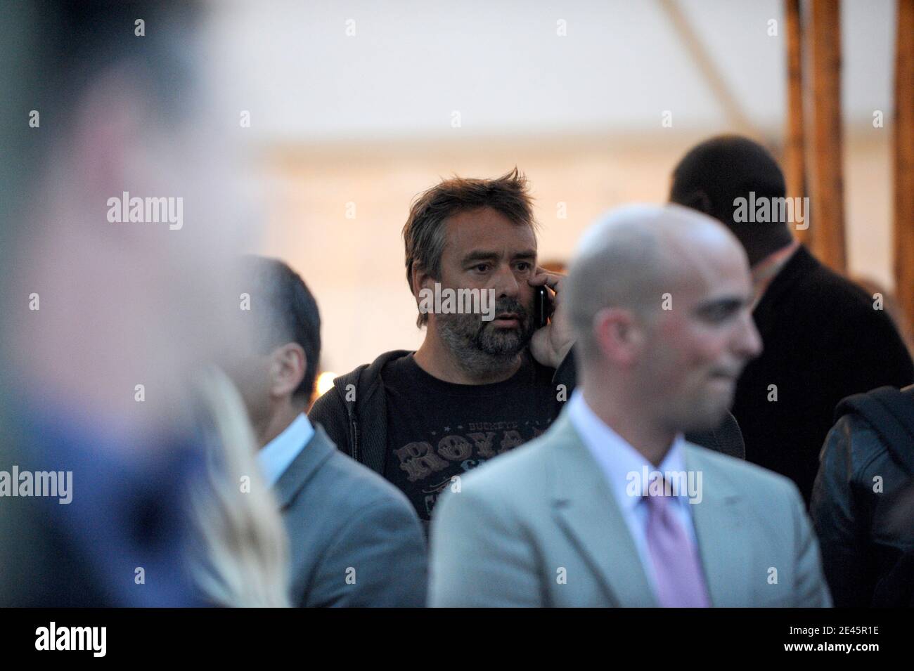 French director Luc Besson is seen prior to the presentation of the ...