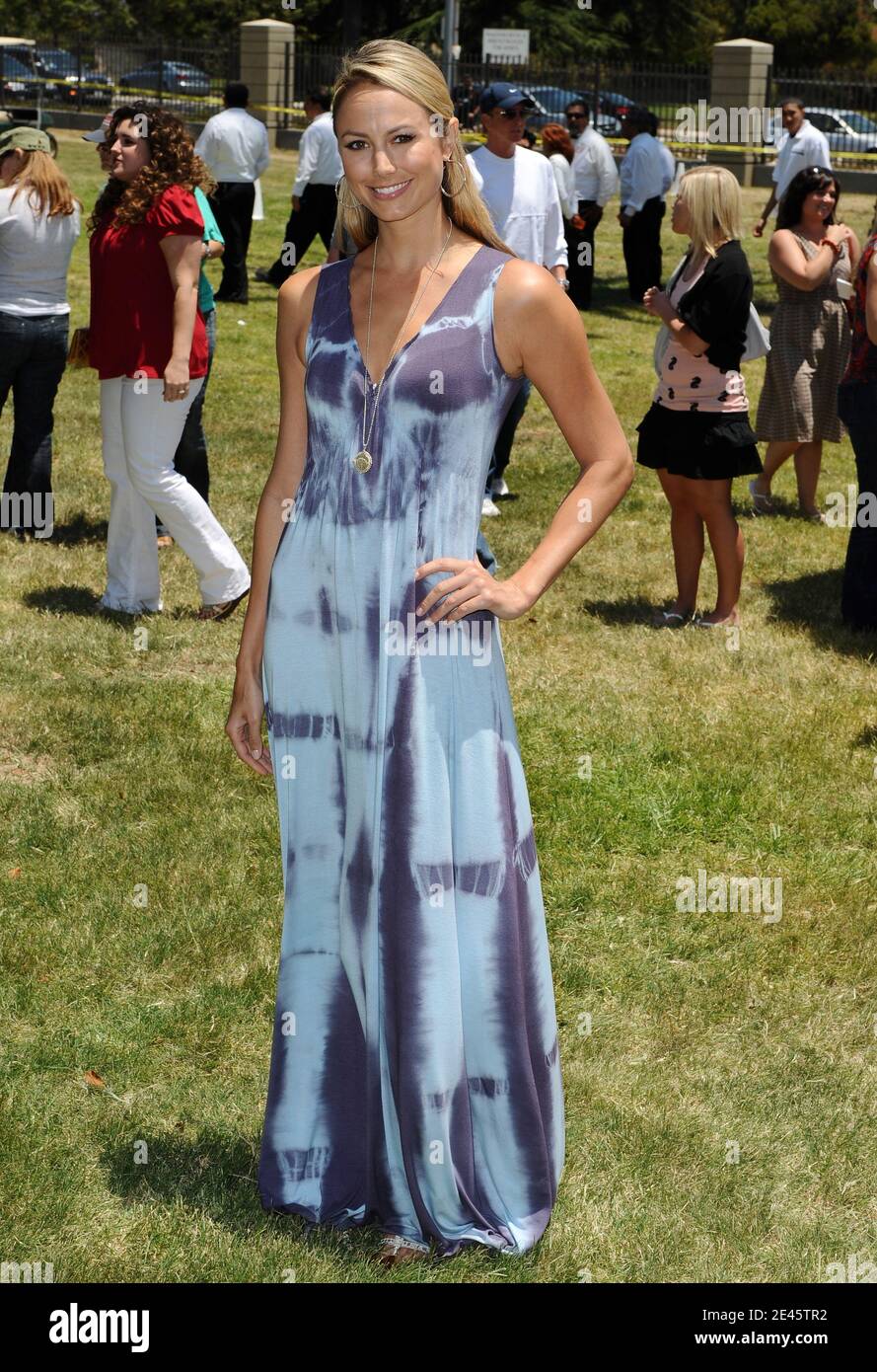 Stacy Keibler arrives at 'A Time for Heroes' Celebrity Carnival ...