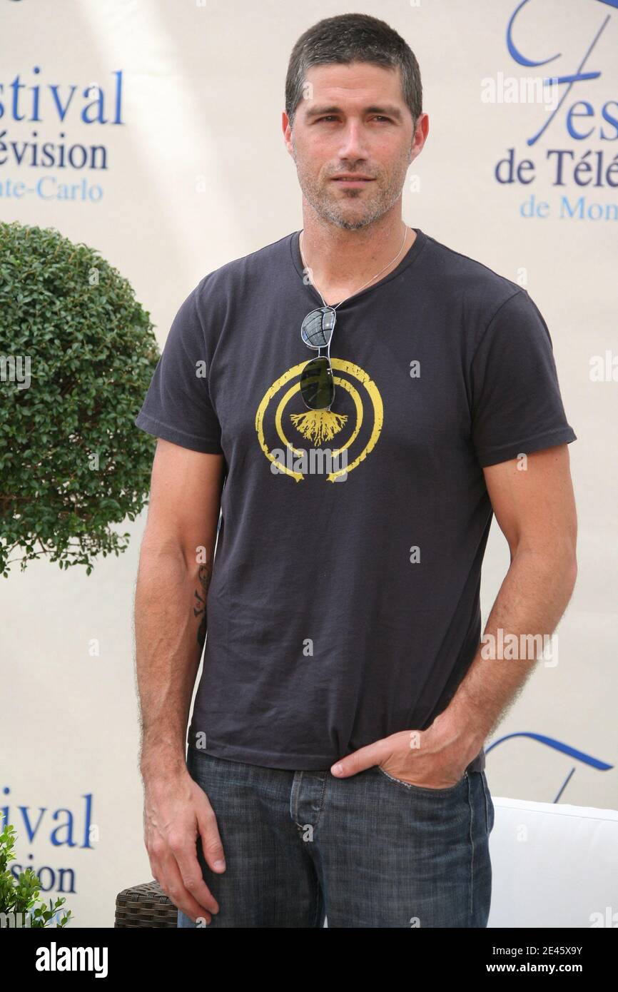 Matthew Fox poses for a photocall for 'LOST' during the 49th Monte ...