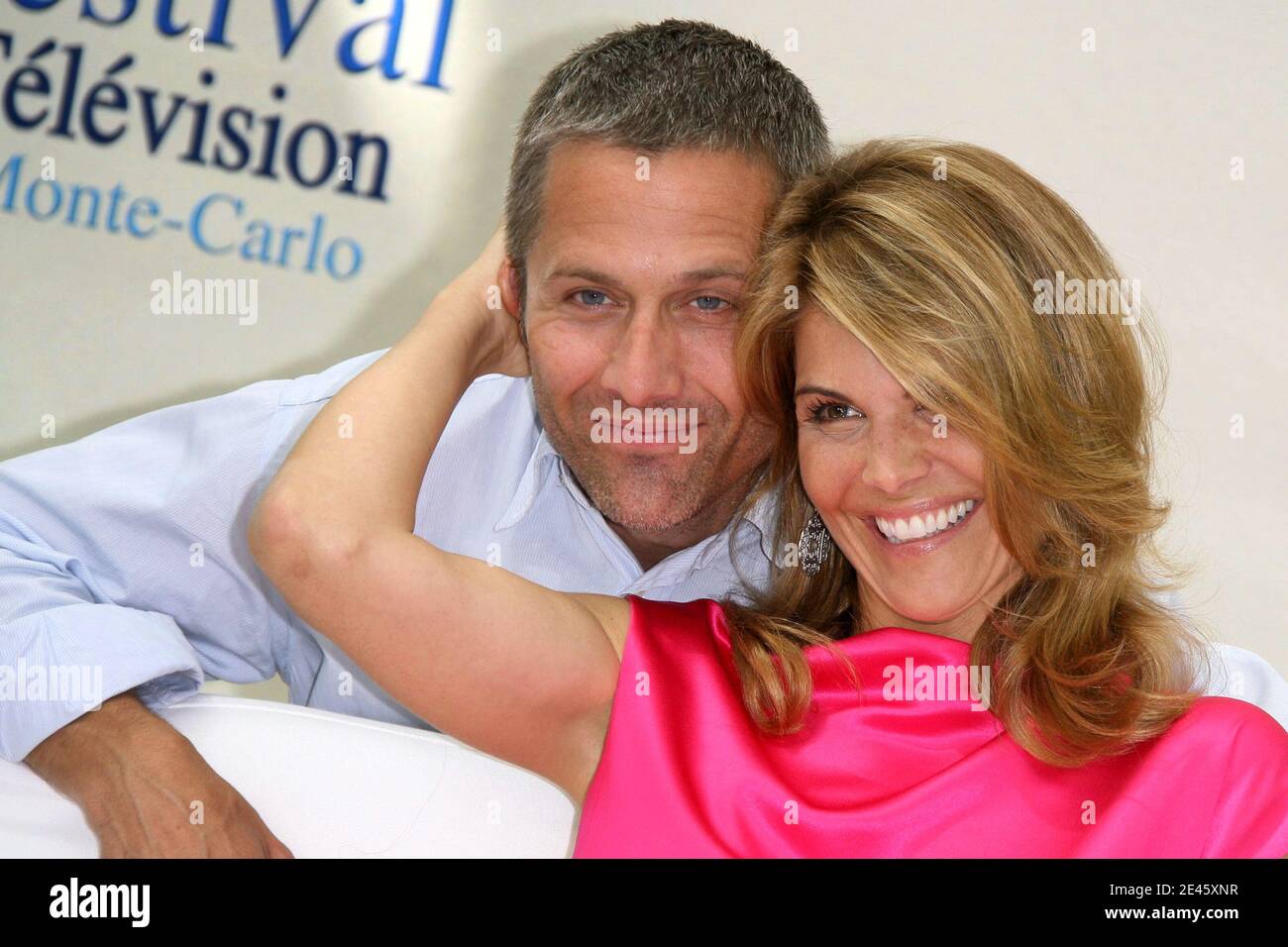 Actress Lori Loughlin And Actor Rob Estes Arrive At A Photocall For The ...
