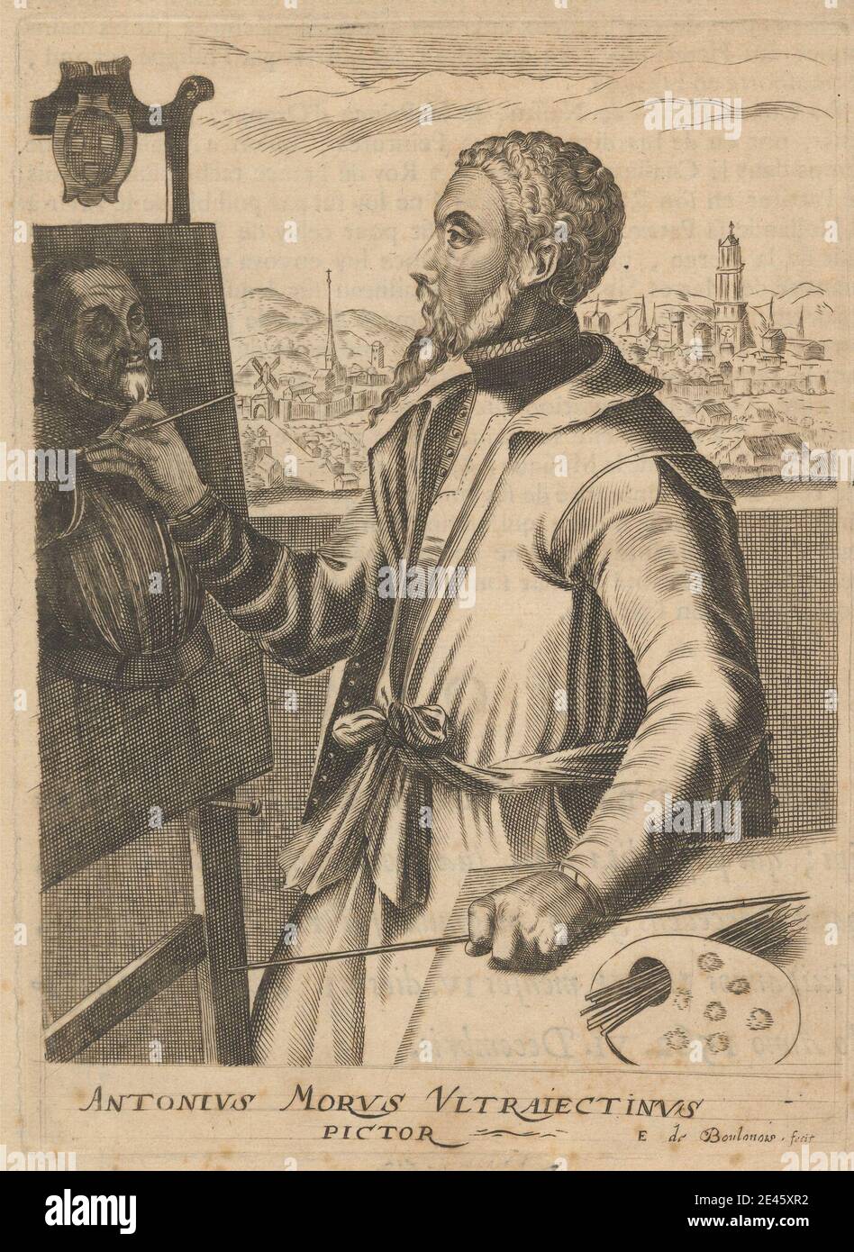 Print made by Esme de Boulonois, active 1645–1681, French, Antonius ...