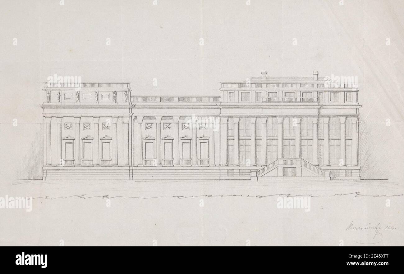 Thomas Cundy, 1790â€“1867, British, Design for Grosvenor House, London ...