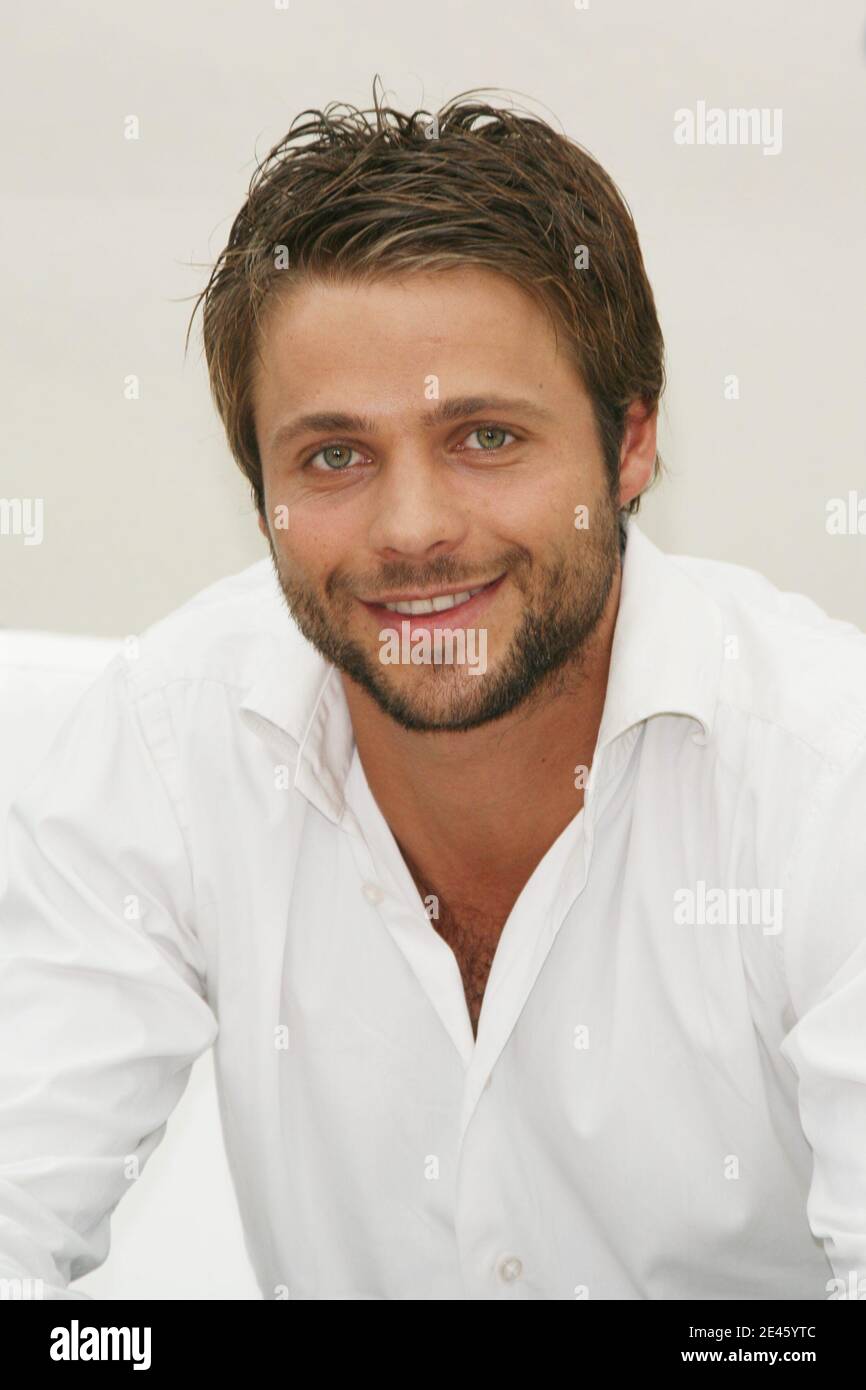 David Tournay poses for a photocall for 'Foudre' during the 49th Monte ...