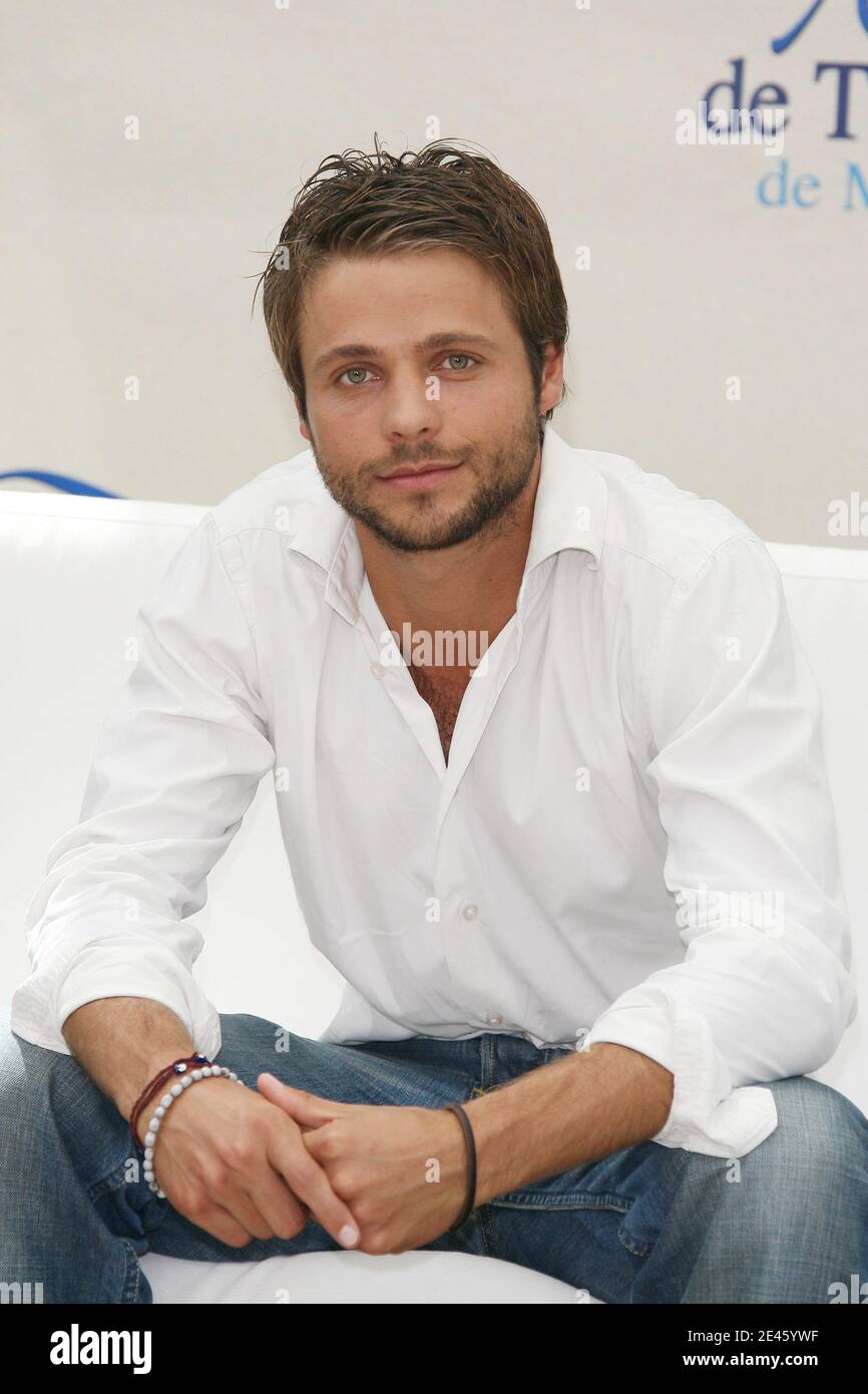 David Tournay poses for a photocall for 'Foudre' during the 49th Monte ...