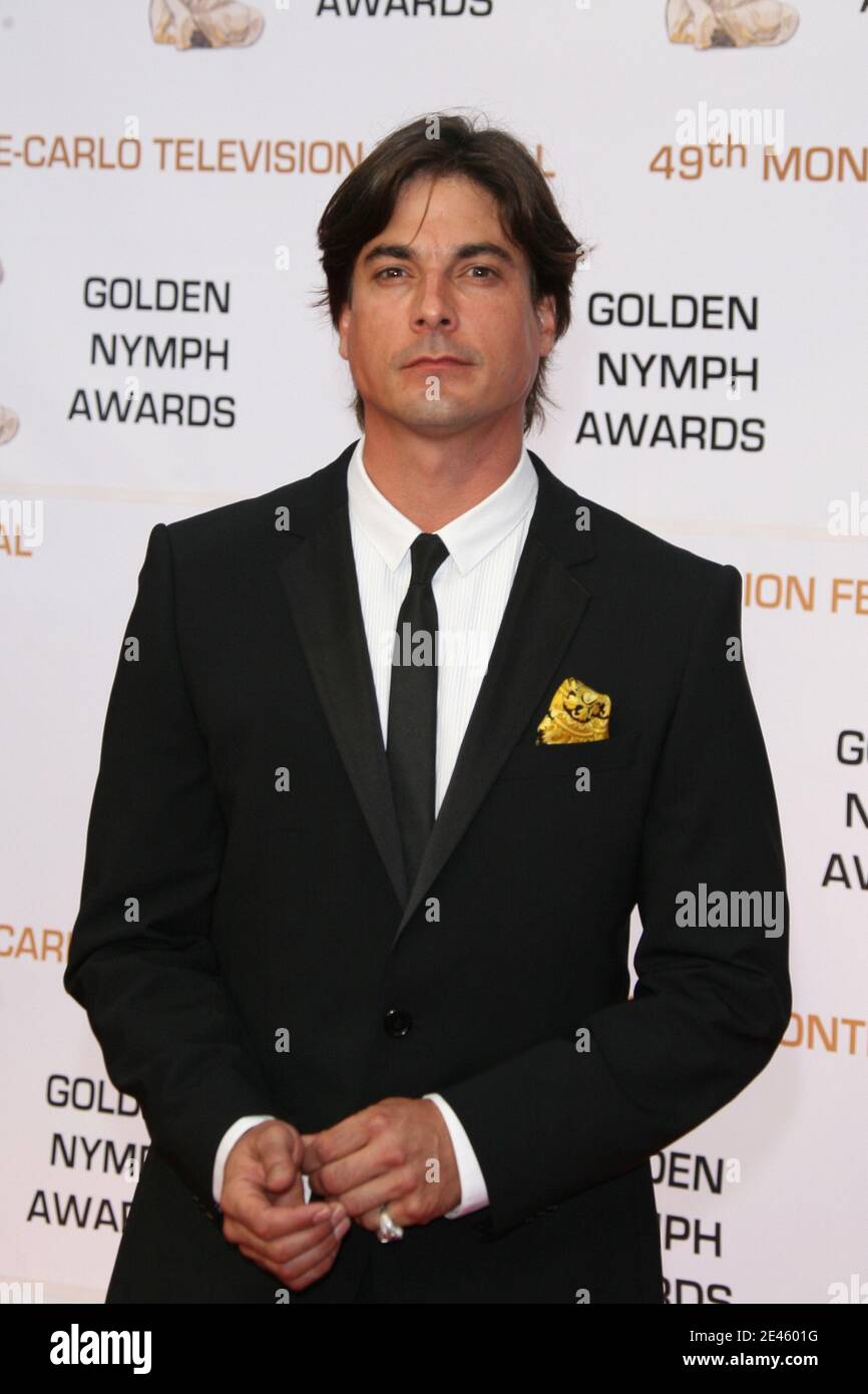 Bryan Dattilo arriving at the 49th Monte-Carlo TV Festival closing ...