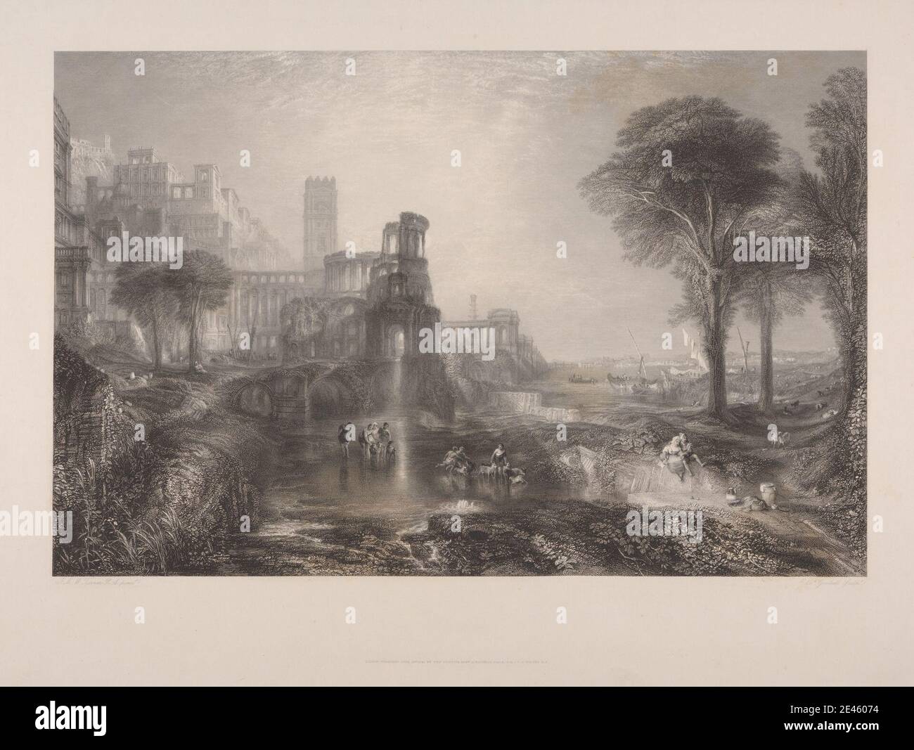 Print made by Edward Goodall, 1795â€“1870, British, Caligula's Palace ...
