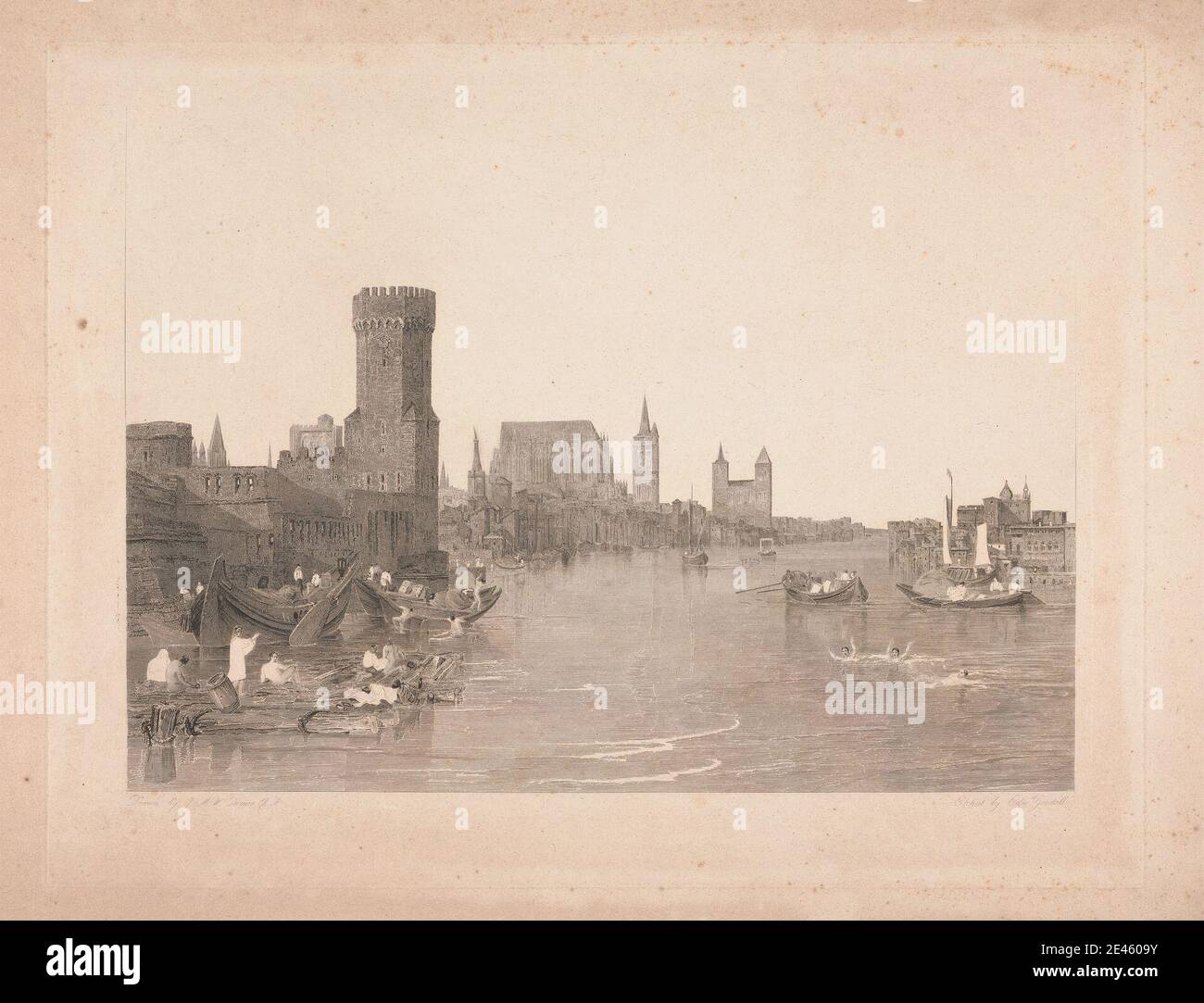 Print made by Edward Goodall, 1795â€“1870, British, Cologne, 1824 ...