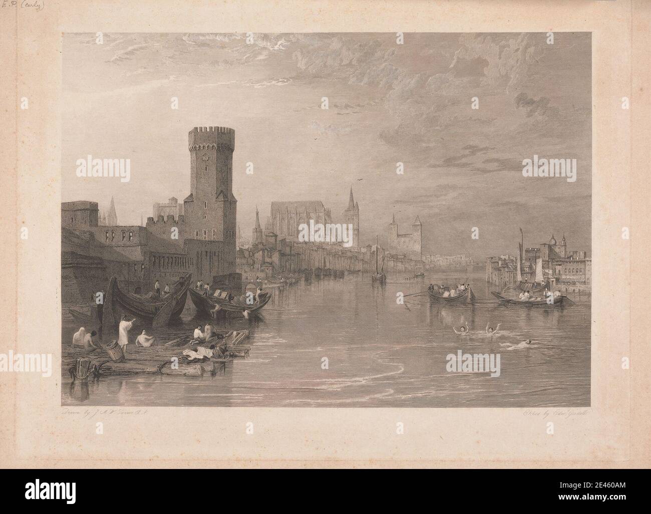 Print made by Edward Goodall, 1795â€“1870, British, Cologne, 1824 ...
