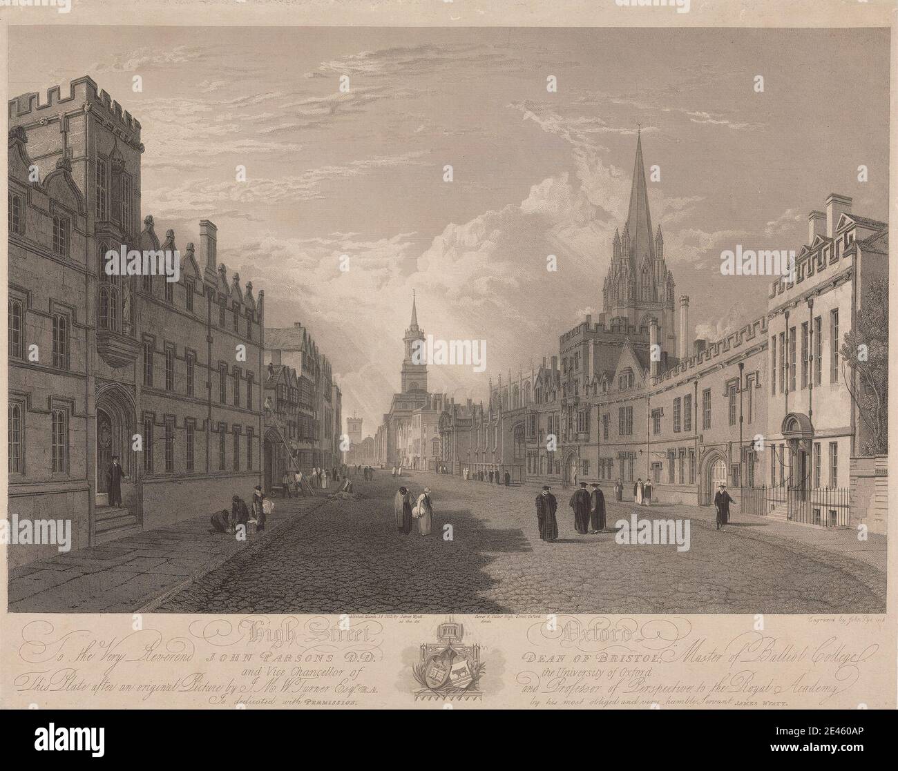 Etched by Samuel Middiman, ca. 1750â€“1831, British, High Street ...