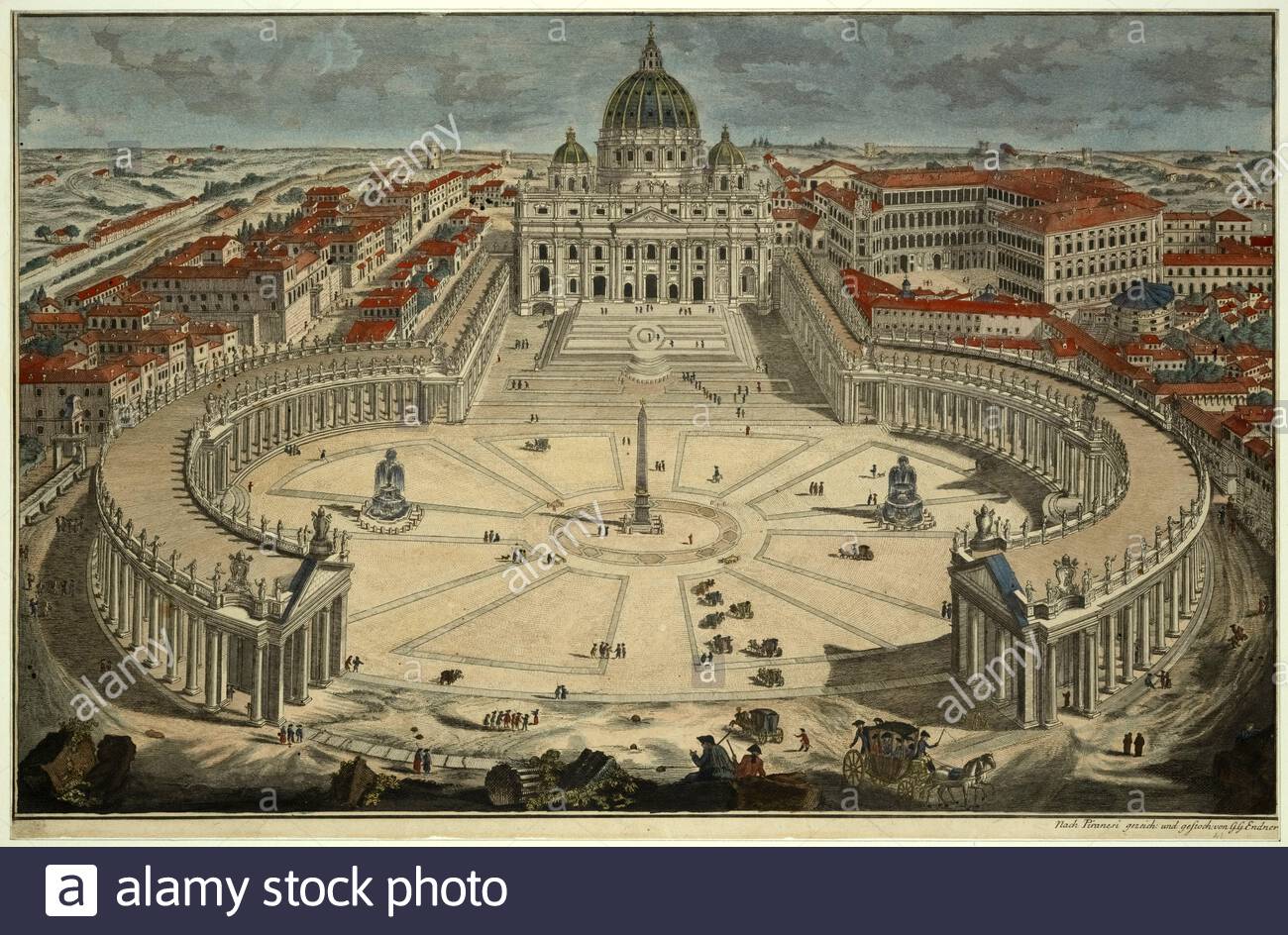 Rome skyline illustration hi-res stock photography and images - Alamy