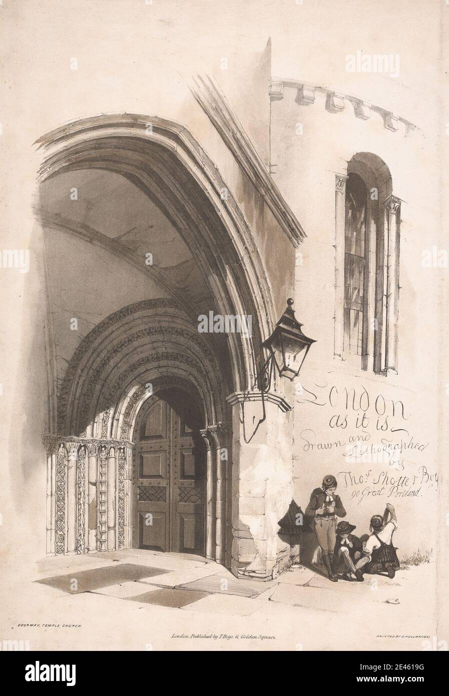 Thomas Shotter Boys, 1803â€“1874, British, Title Page of a Set of ...