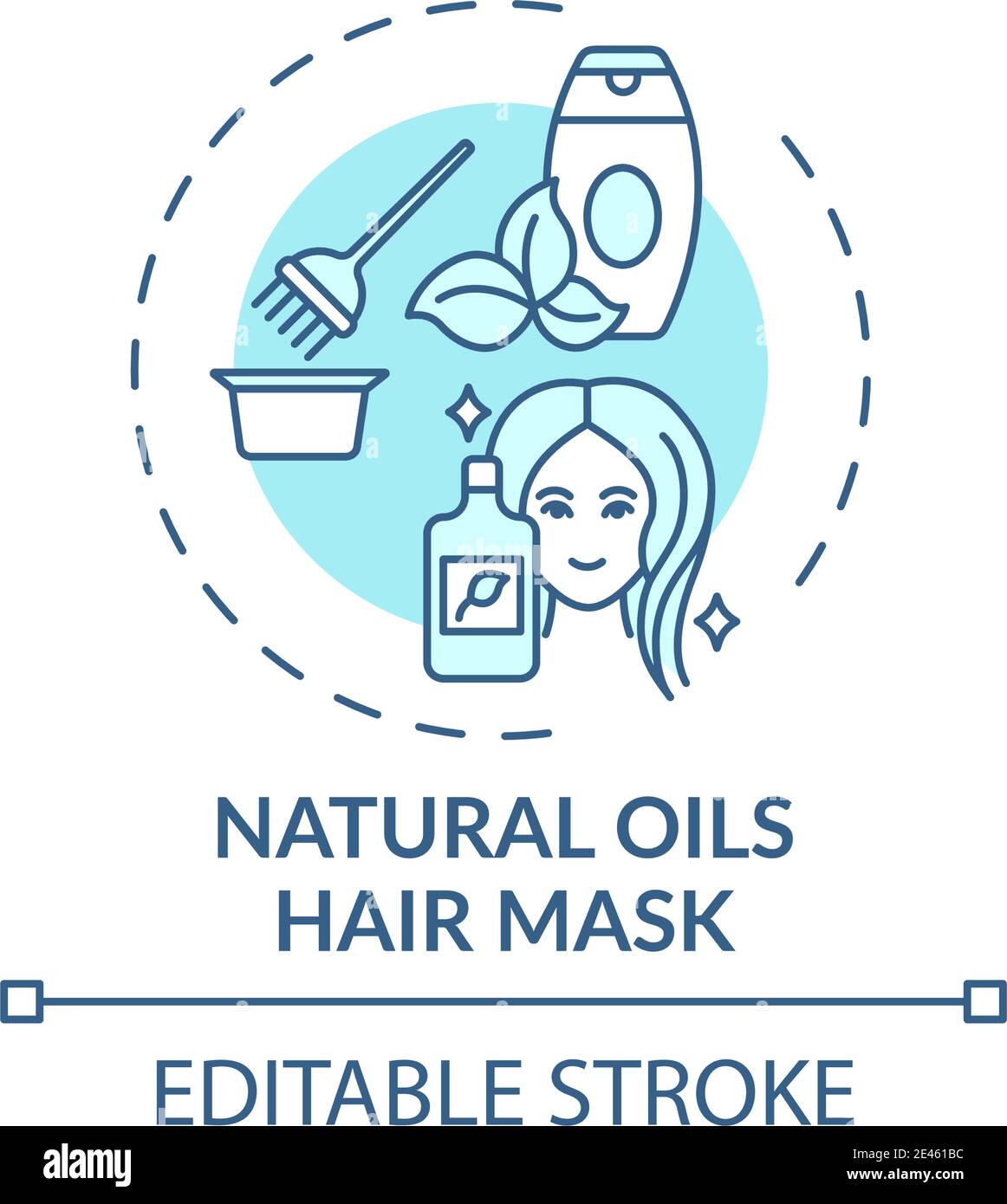 Haircare protection Stock Vector Images - Alamy