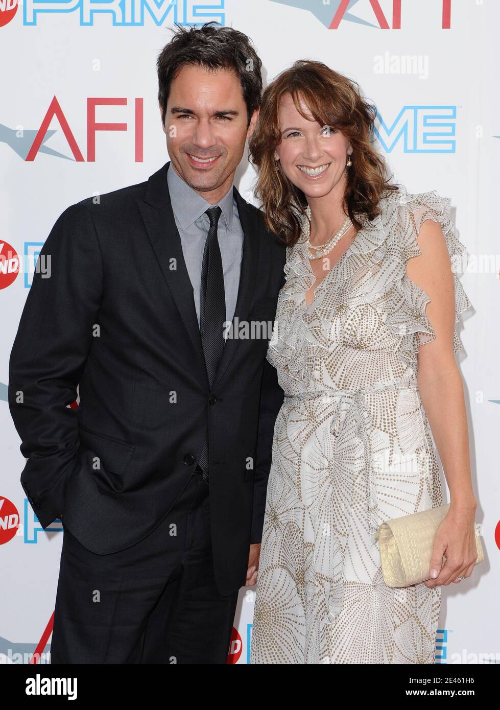 Eric Mccormack And Wife Janet Mccormack High Resolution Stock ...