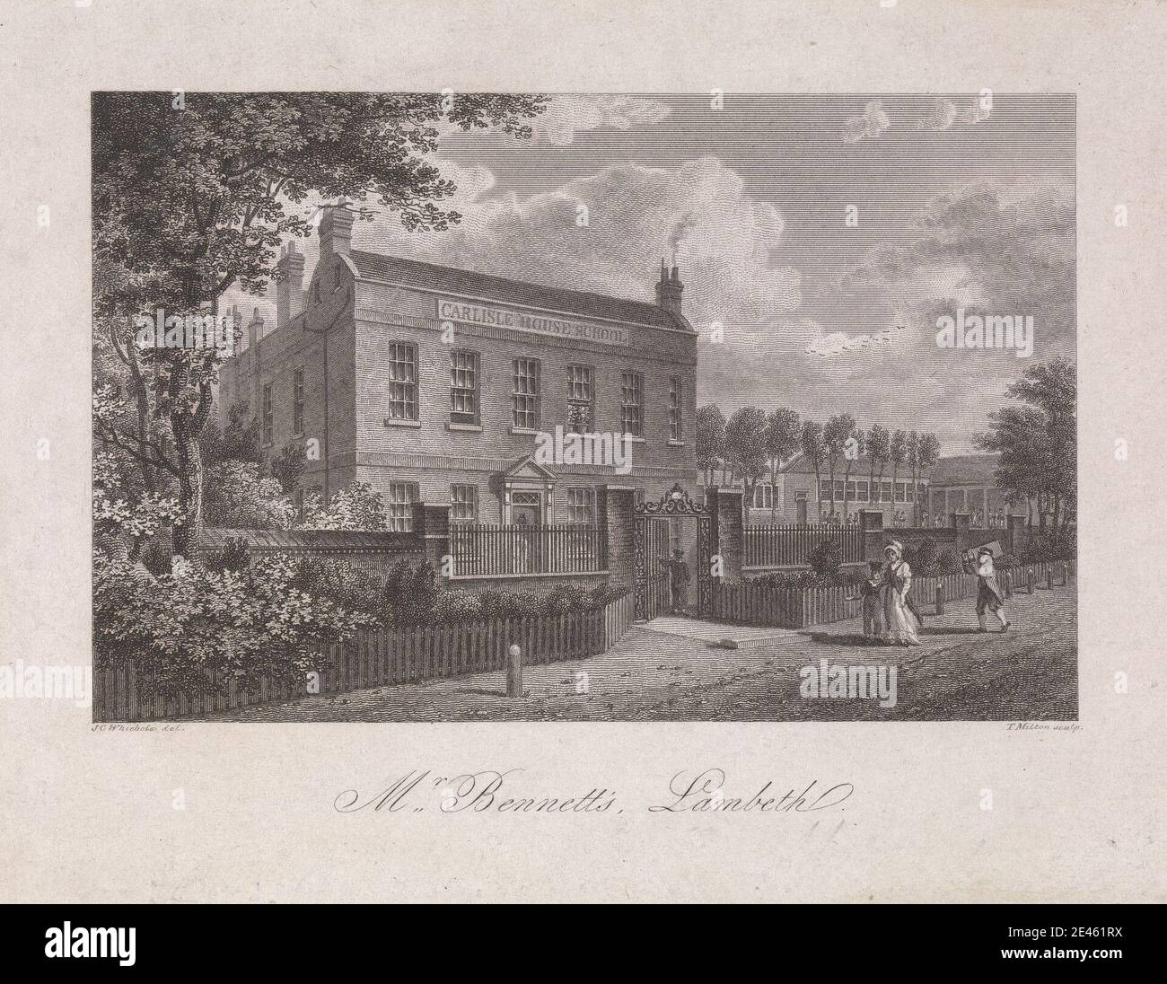 Thomas Milton, 1743â€“1827, British, Mr. Bennett's Lambeth. Engraving ...