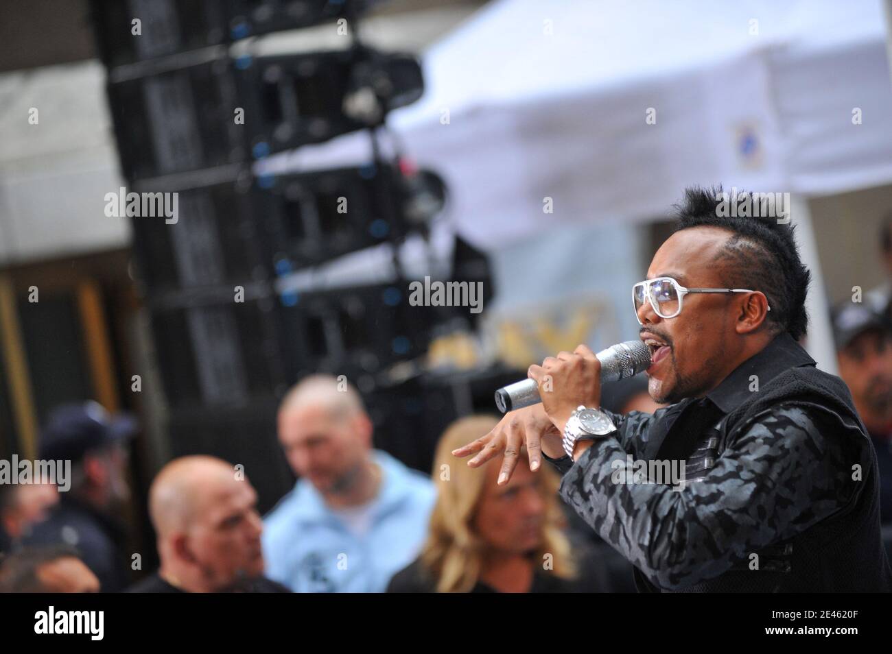 Singer apl.de.ap of the Black Eyed Peas performs on NBC's 'Today' Show ...