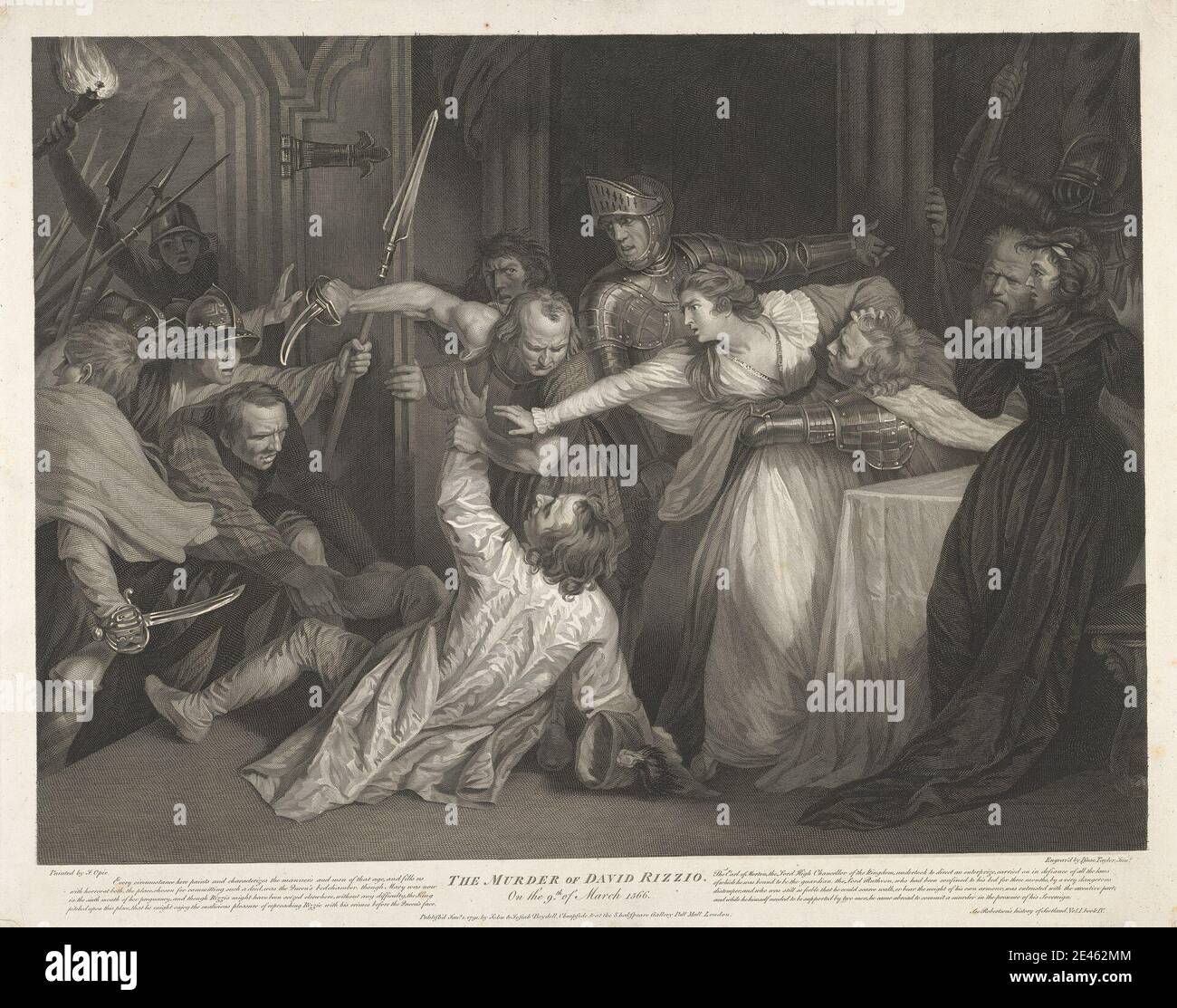 Isaac Taylor, 1759â€“1829, British, The Murder of David Rizzio on the ...
