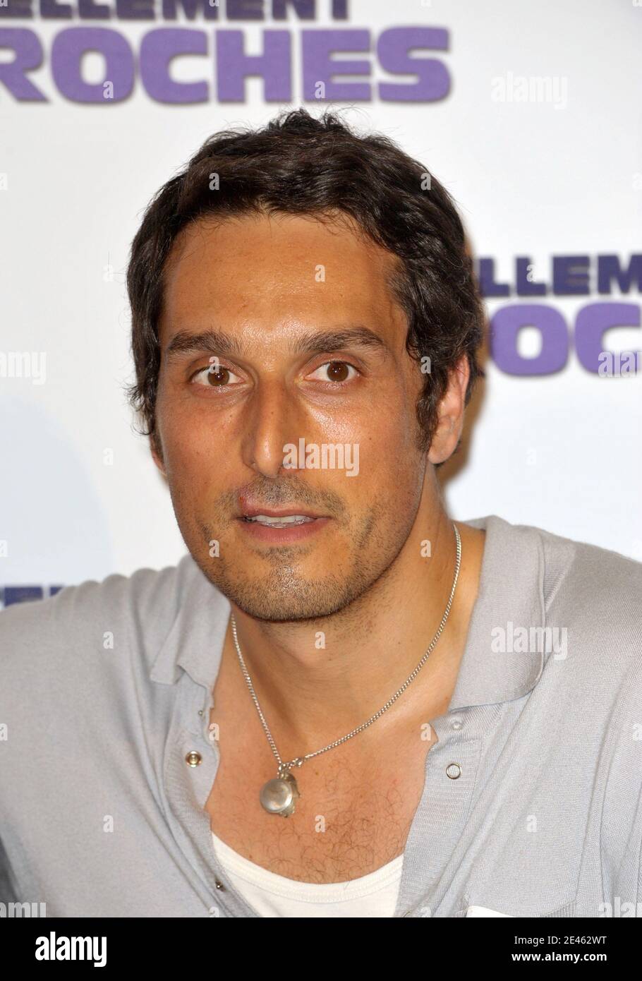 Vincent Elbaz attending the premiere of 'Tellement Proches' at the ...