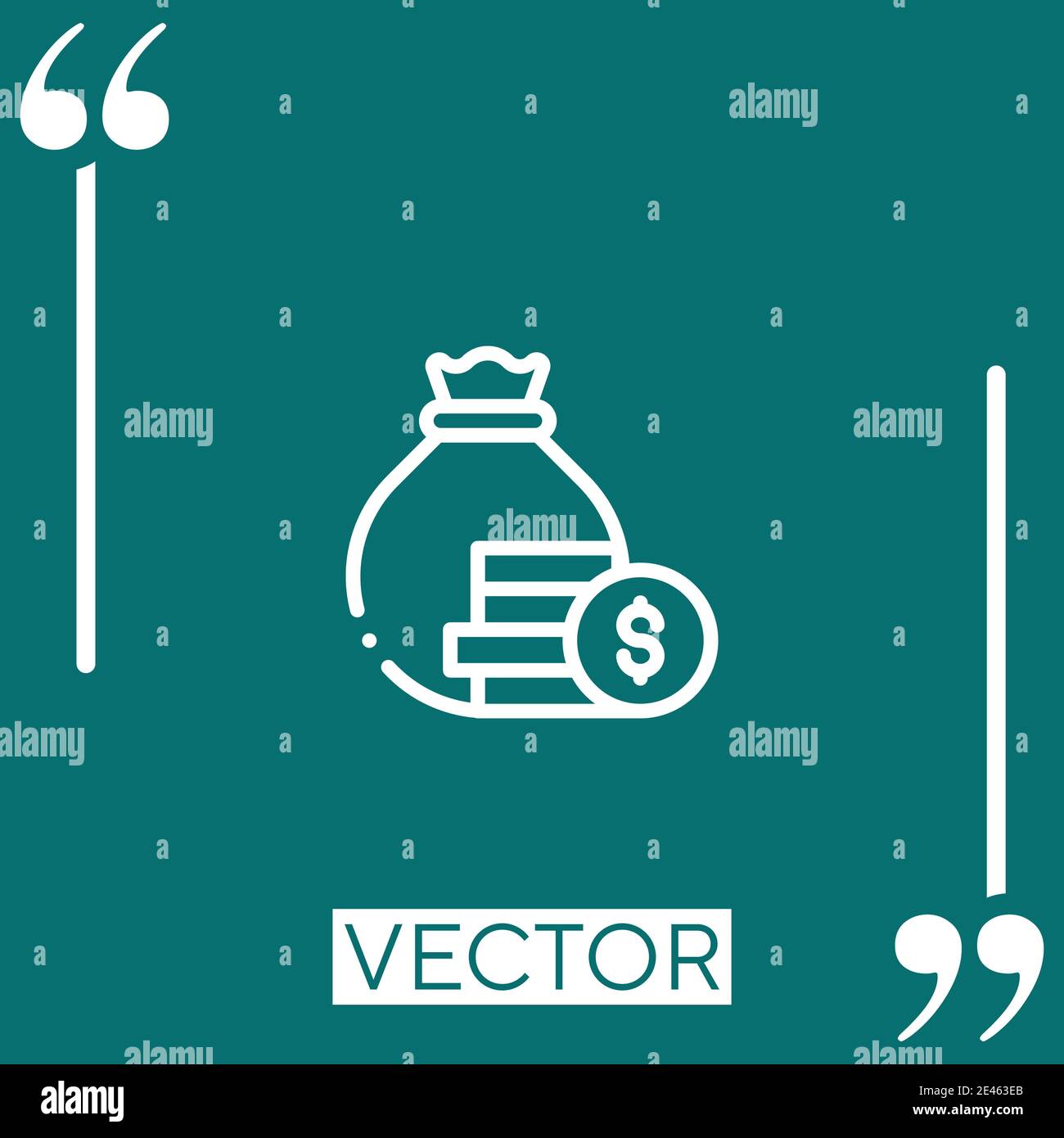 Editable vector green dollar Stock Vector Images - Alamy