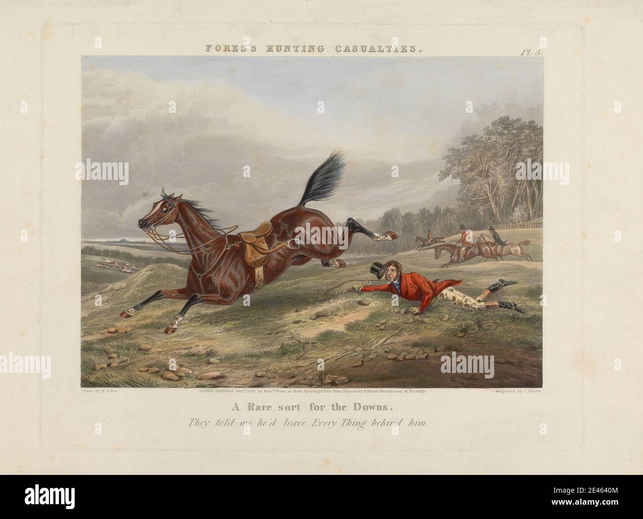John Harris, 1811â€“1865, British, Fox Hunting: Fores's Hunting ...