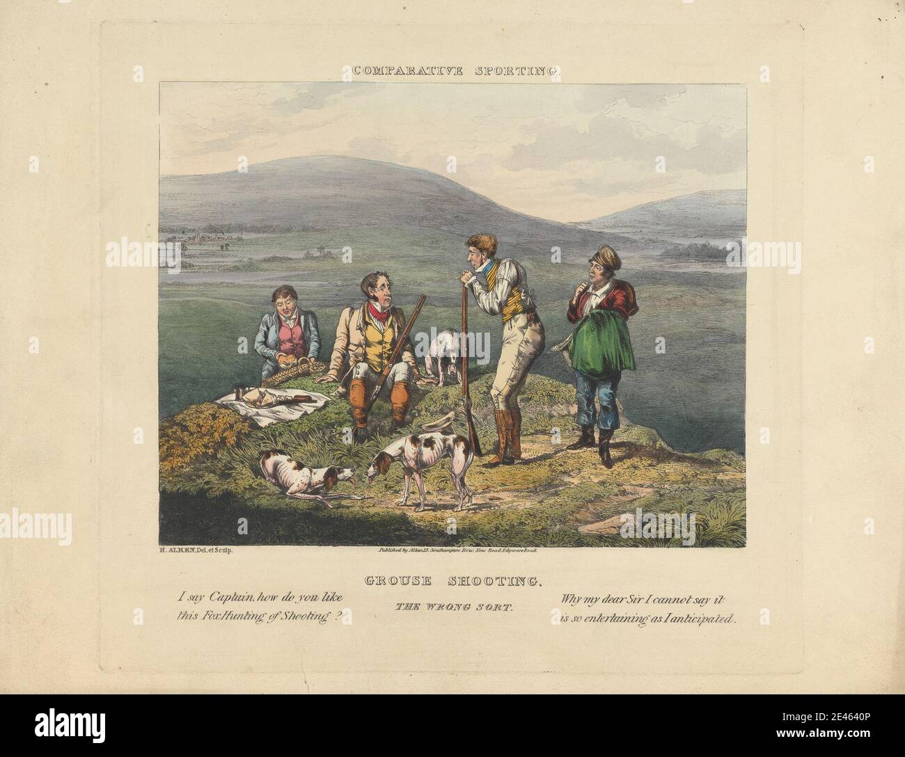 Henry Thomas Alken, 1785â€“1851, British, Set of four: Comparative ...