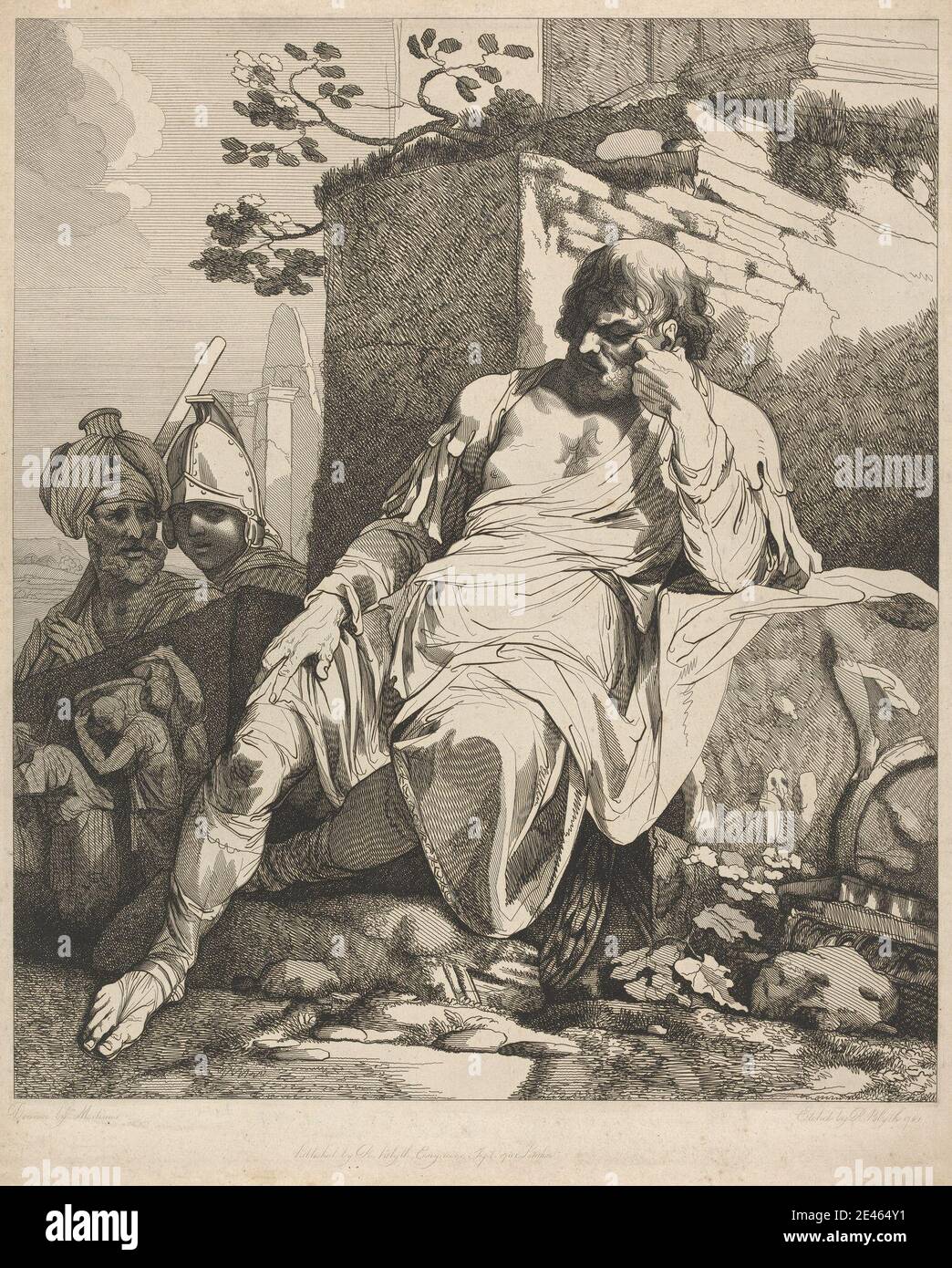 Robert Blyth, 1750â€“1784, Caius Marius Sitting on the Ruins of ...