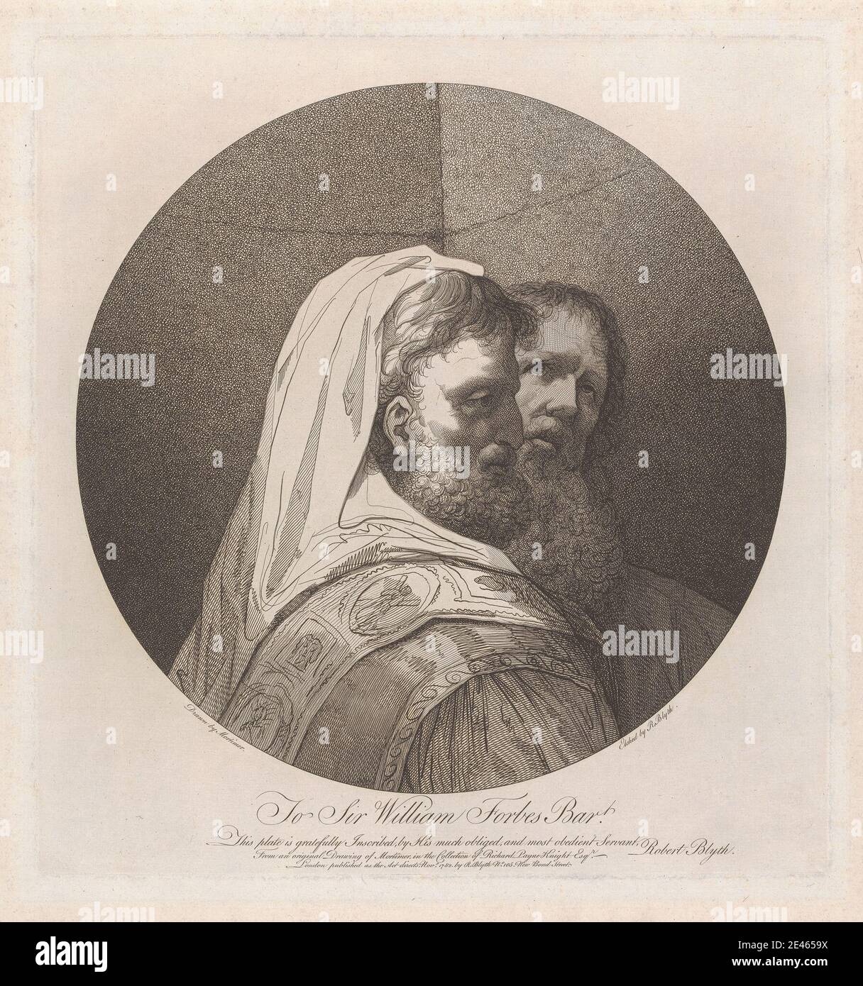 Robert Blyth, 1750â€“1784, Portraits of Two Historical or Biblical ...