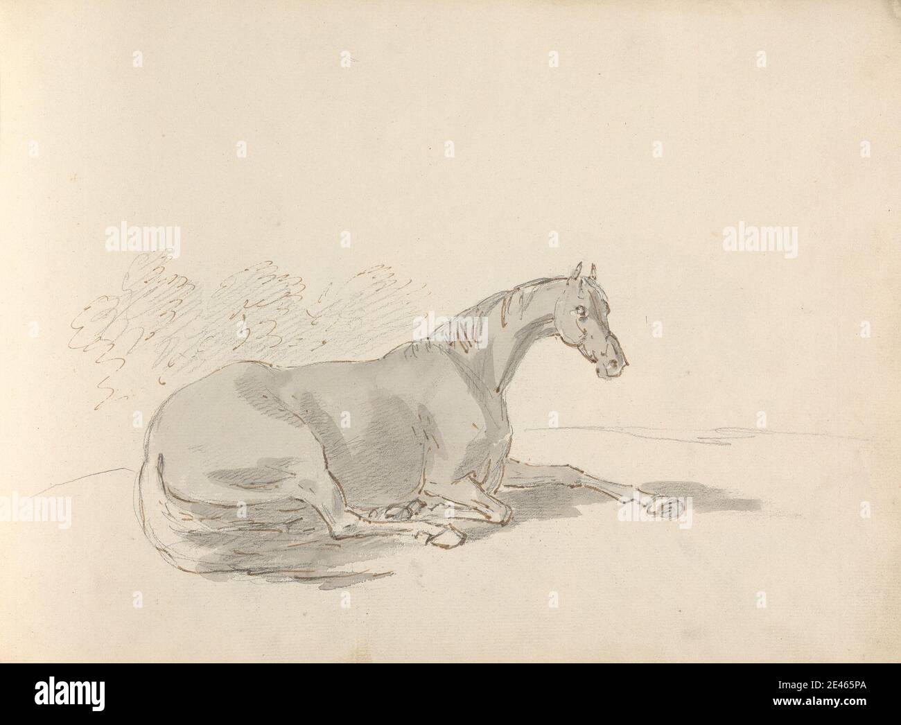 Sawrey Gilpin, 1733â€“1807, British, Sketchbook Drawing, 1787. Graphite ...