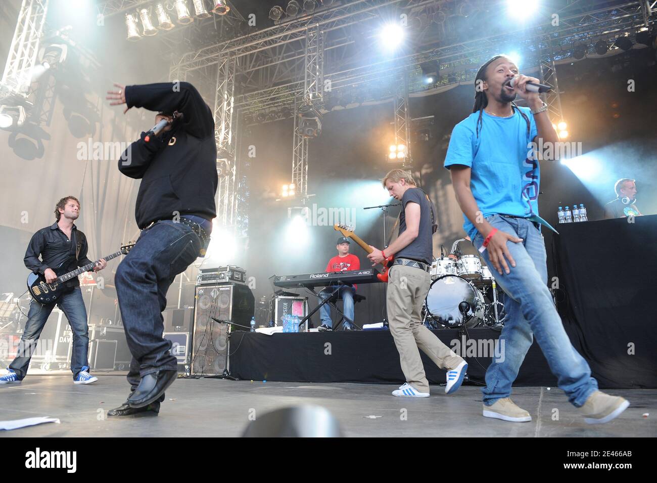 Madcon performs live at the Caribana Festival in Crans sur Nyon ...