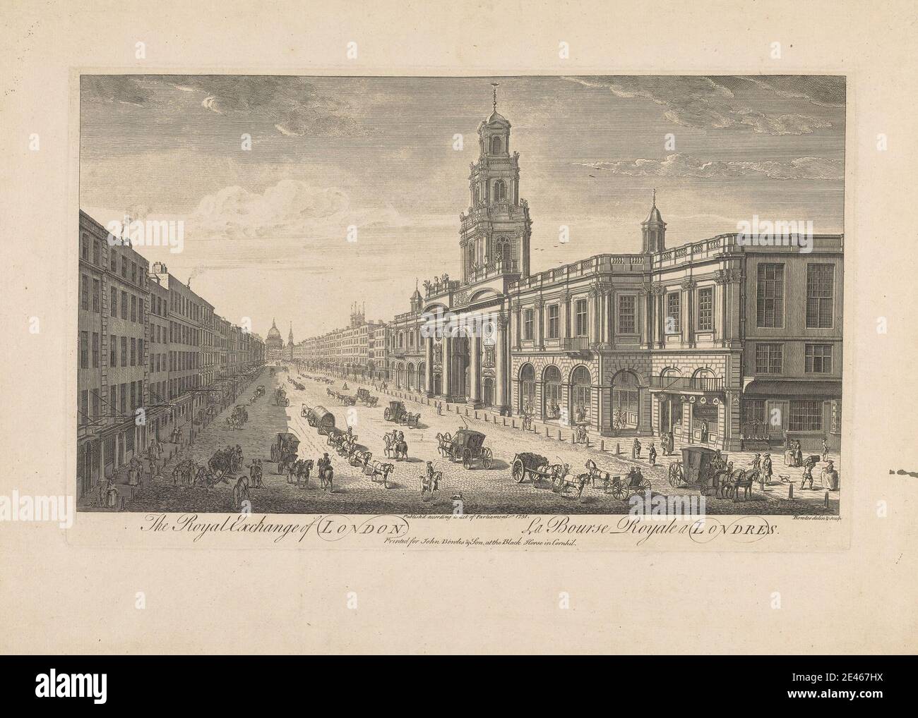 Thomas Bowles, ca. 1712â€“died 1753, British, The Royal Exchange ...